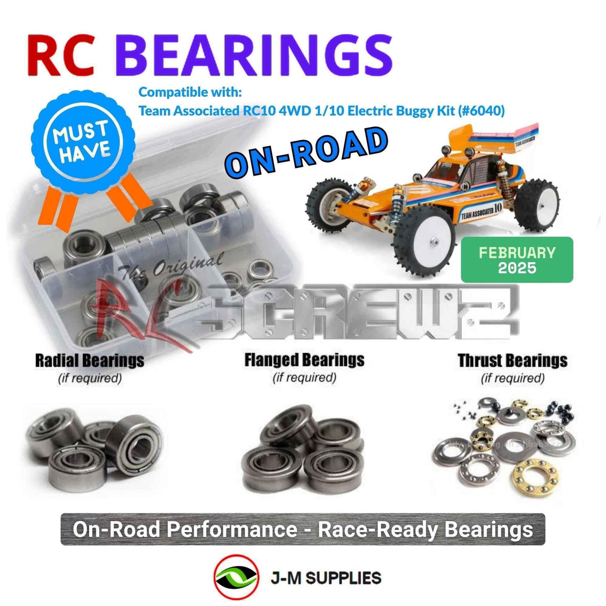 RCScrewZ Metal Shielded Bearings asc153b for Team Associated RC10 4WD 1 ...