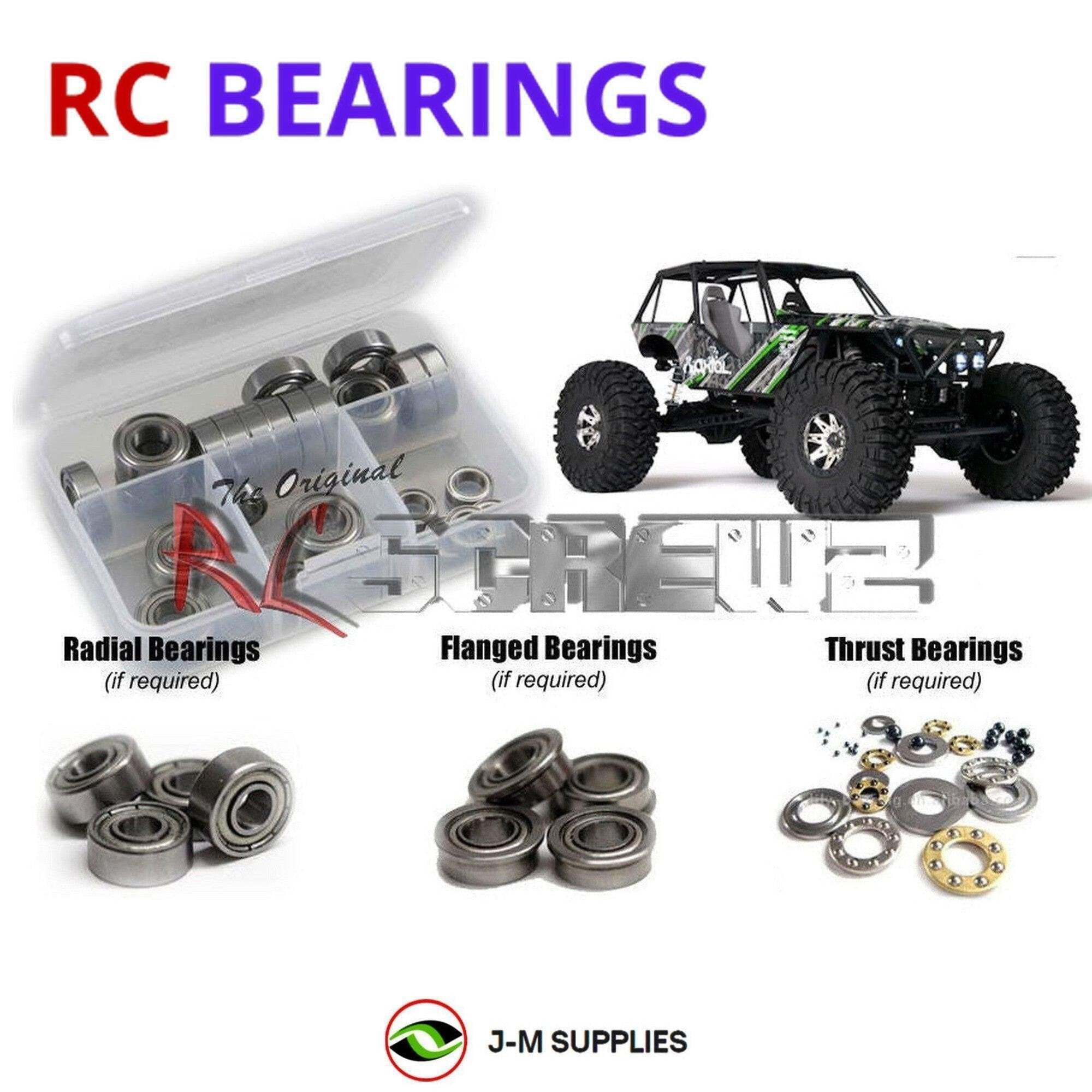 RCScrewZ Metal Shielded Bearings axi004b for Axial Racing Wraith RTR 1/ ...