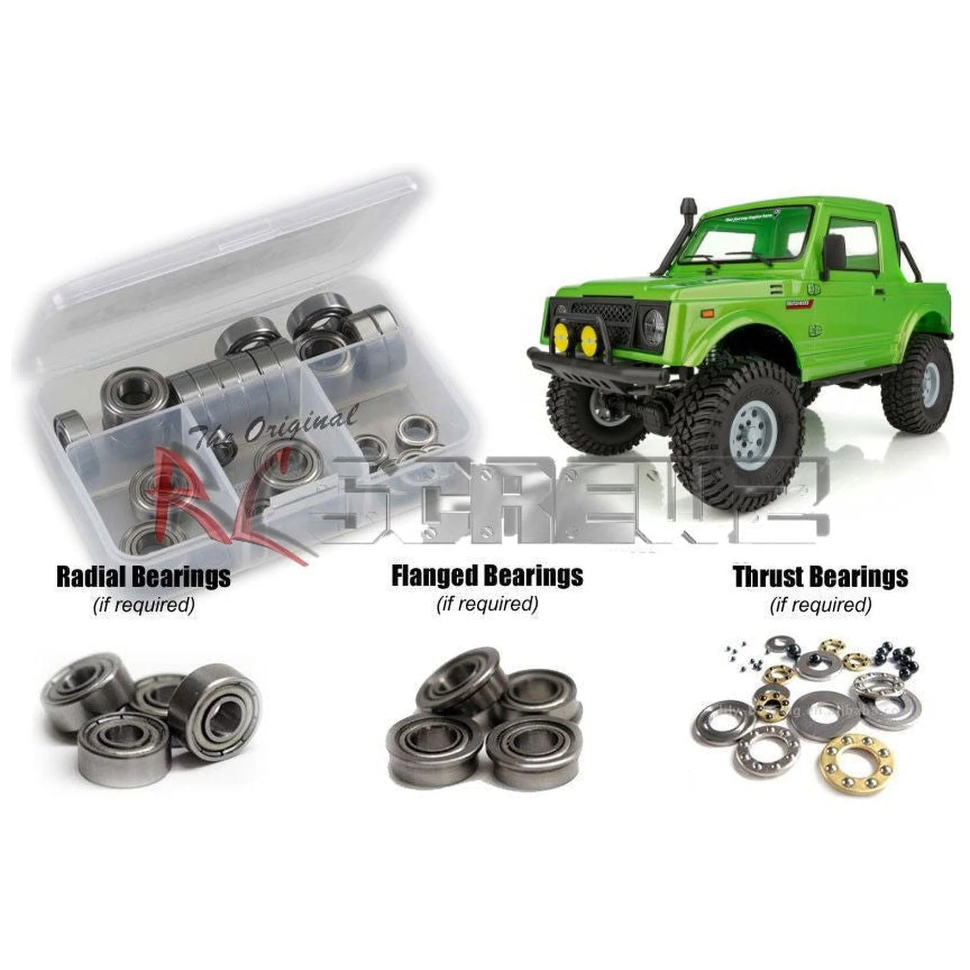 RCScrewZ Metal Shielded Bearings ele003b for Element RC Enduro Bushido ...