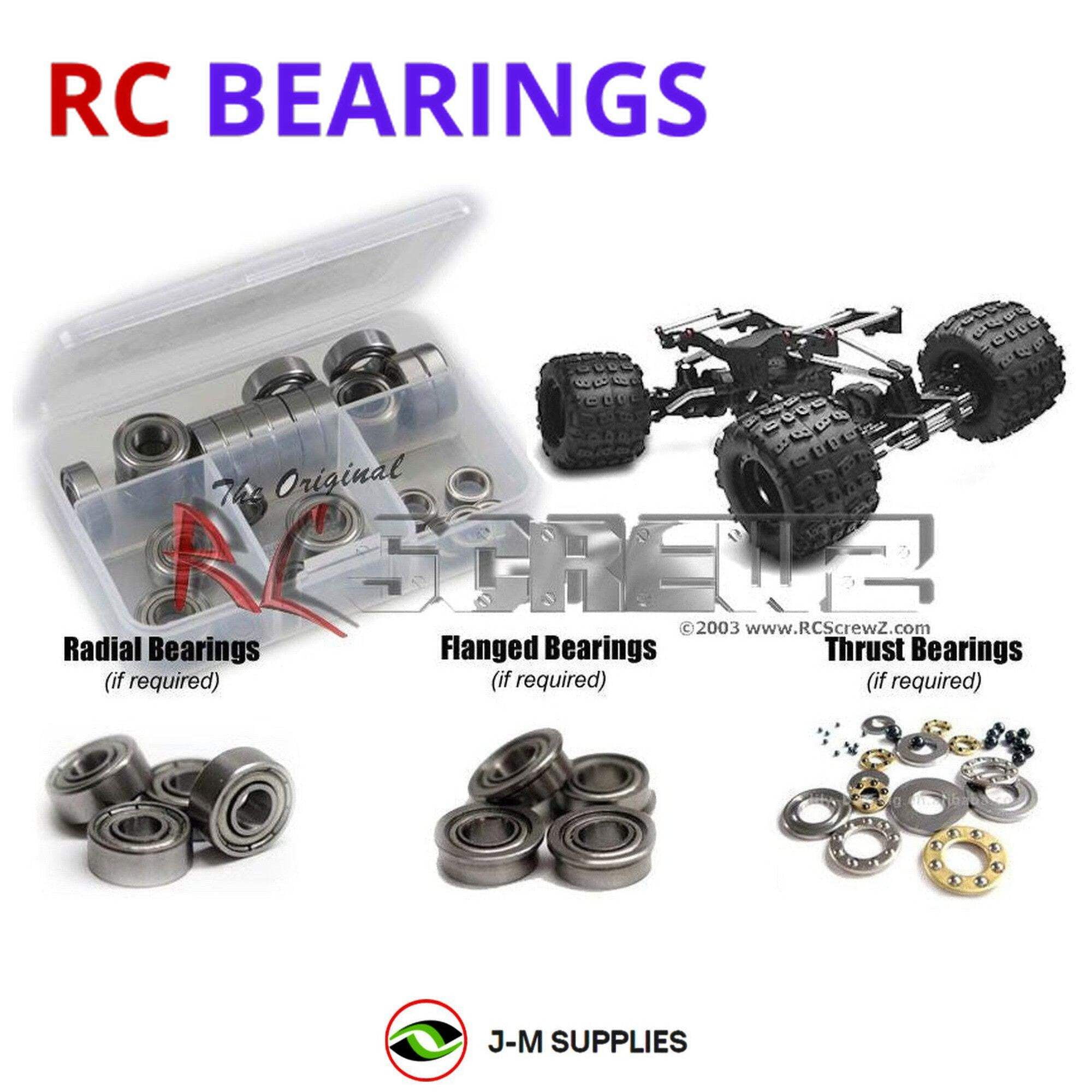 RCScrewZ Metal Shielded Bearings gma004b for GMade G1 Crawler/Special ...