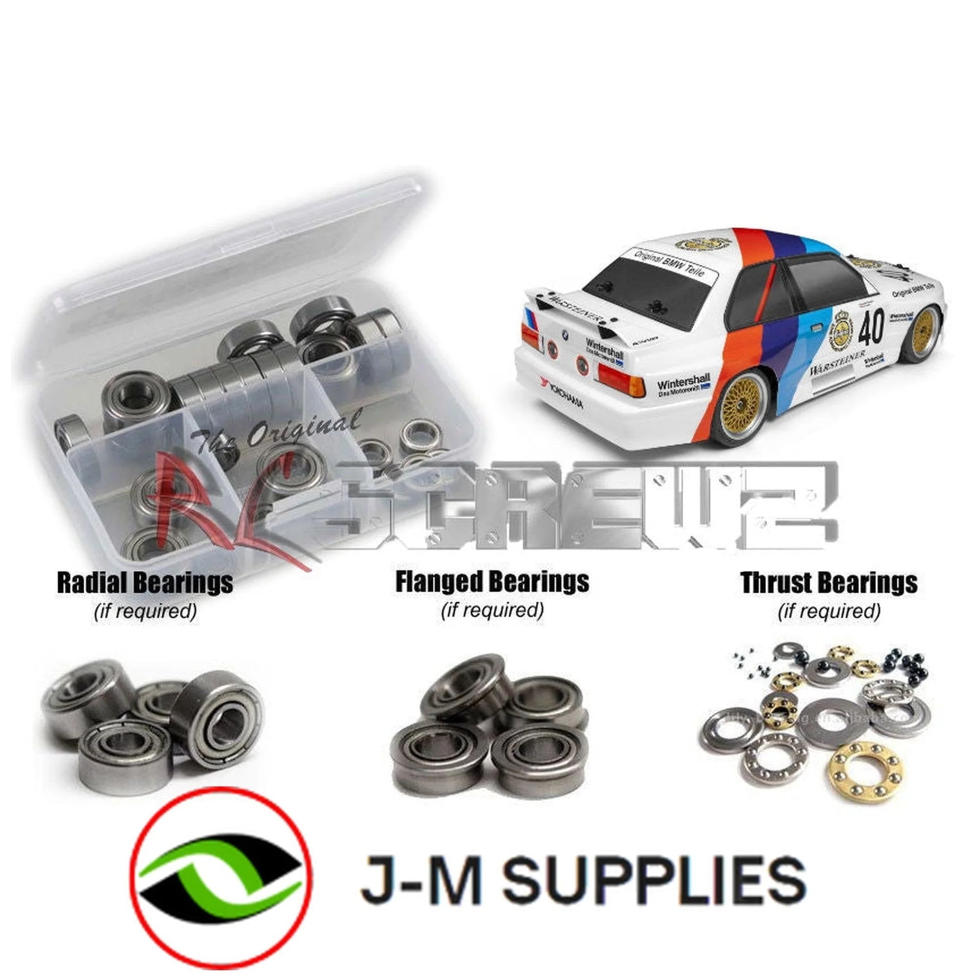 RCScrewZ Metal Shielded Bearings hpi098b for HPI RS4 Sport 3 Warsteiner ...