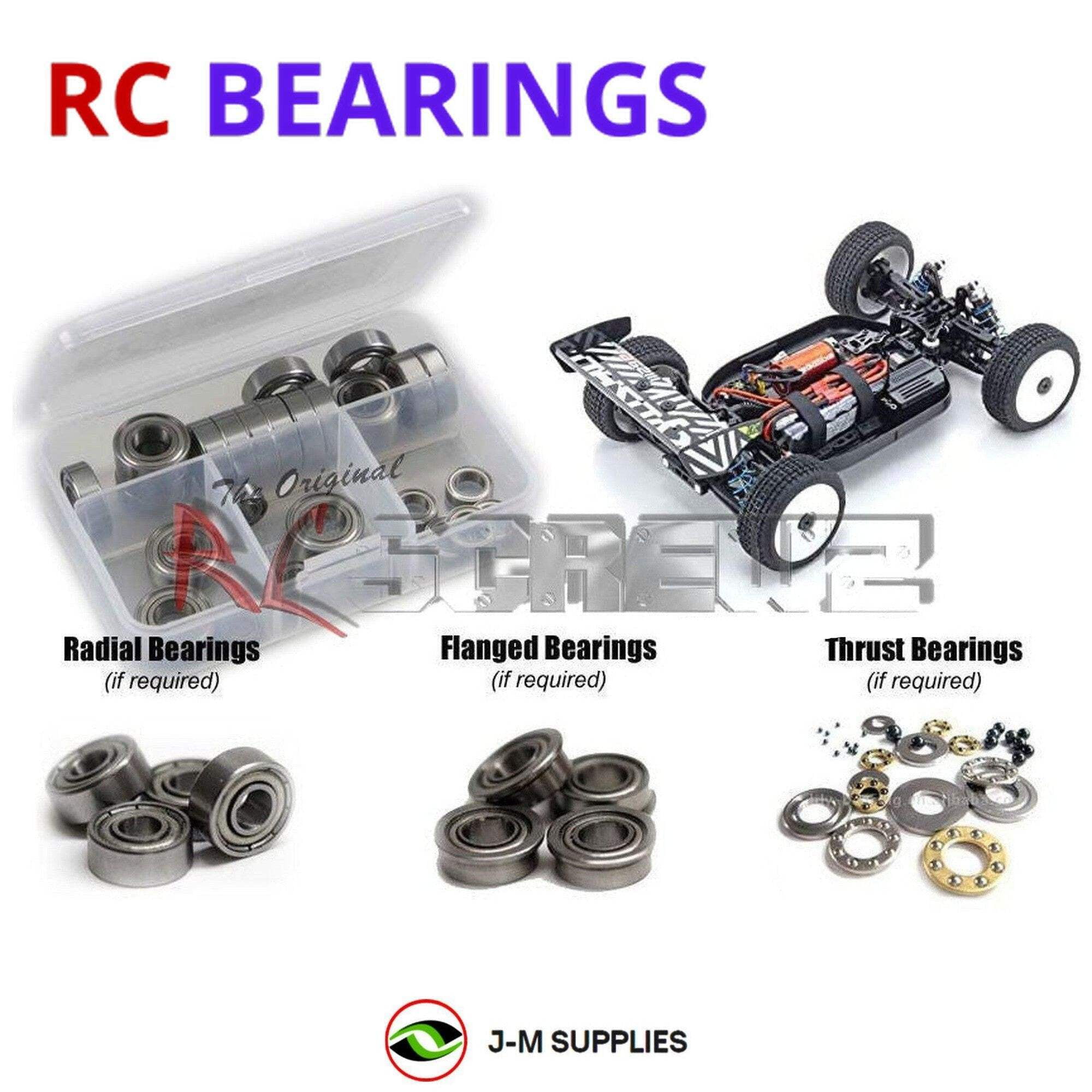 RCScrewZ Metal Shielded Bearings kyo204b for Kyosho Inferno MP9e Evo V2 ...