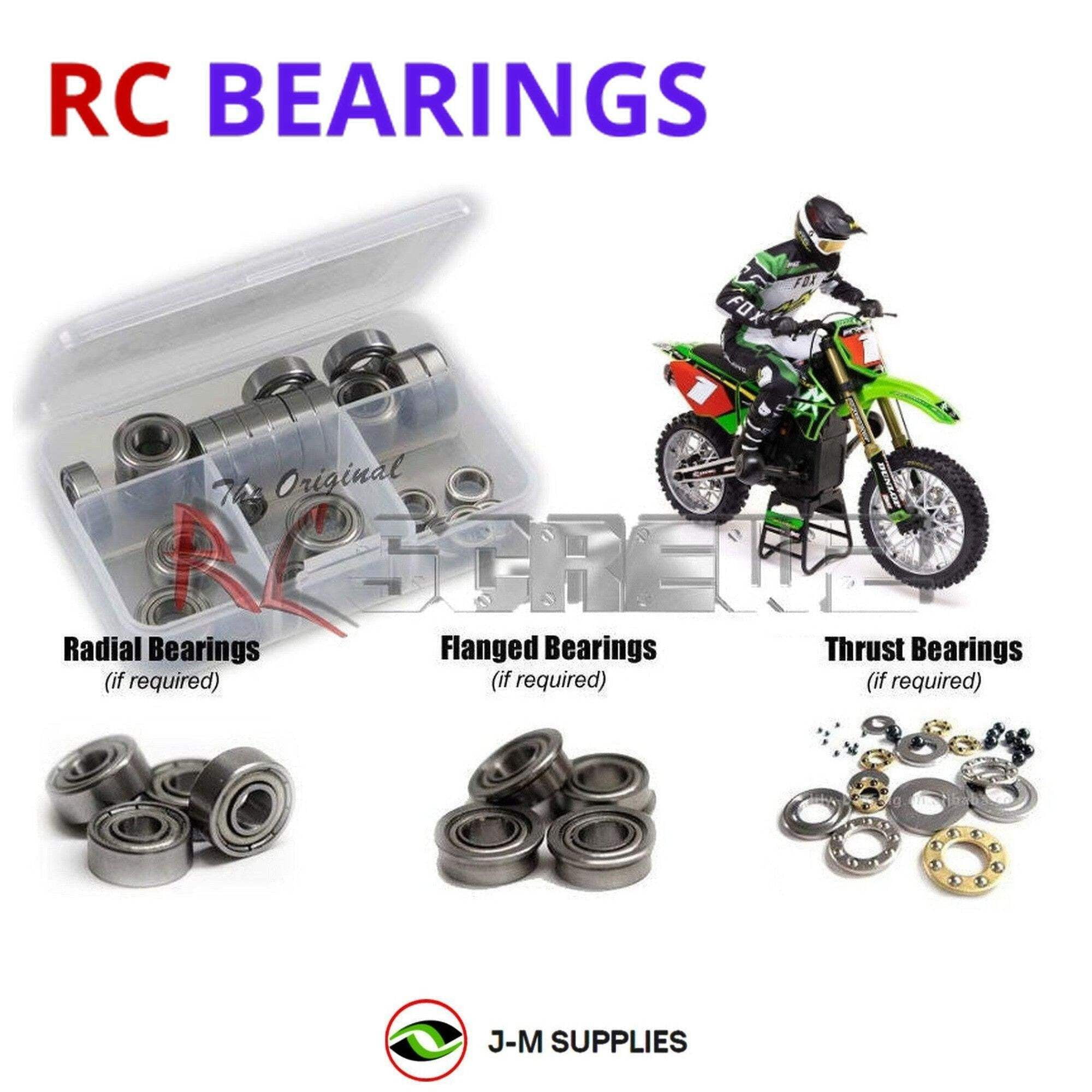 RCScrewZ Metal Shielded Bearings los141b for Losi 1/4 Promoto-MX RTR (# ...