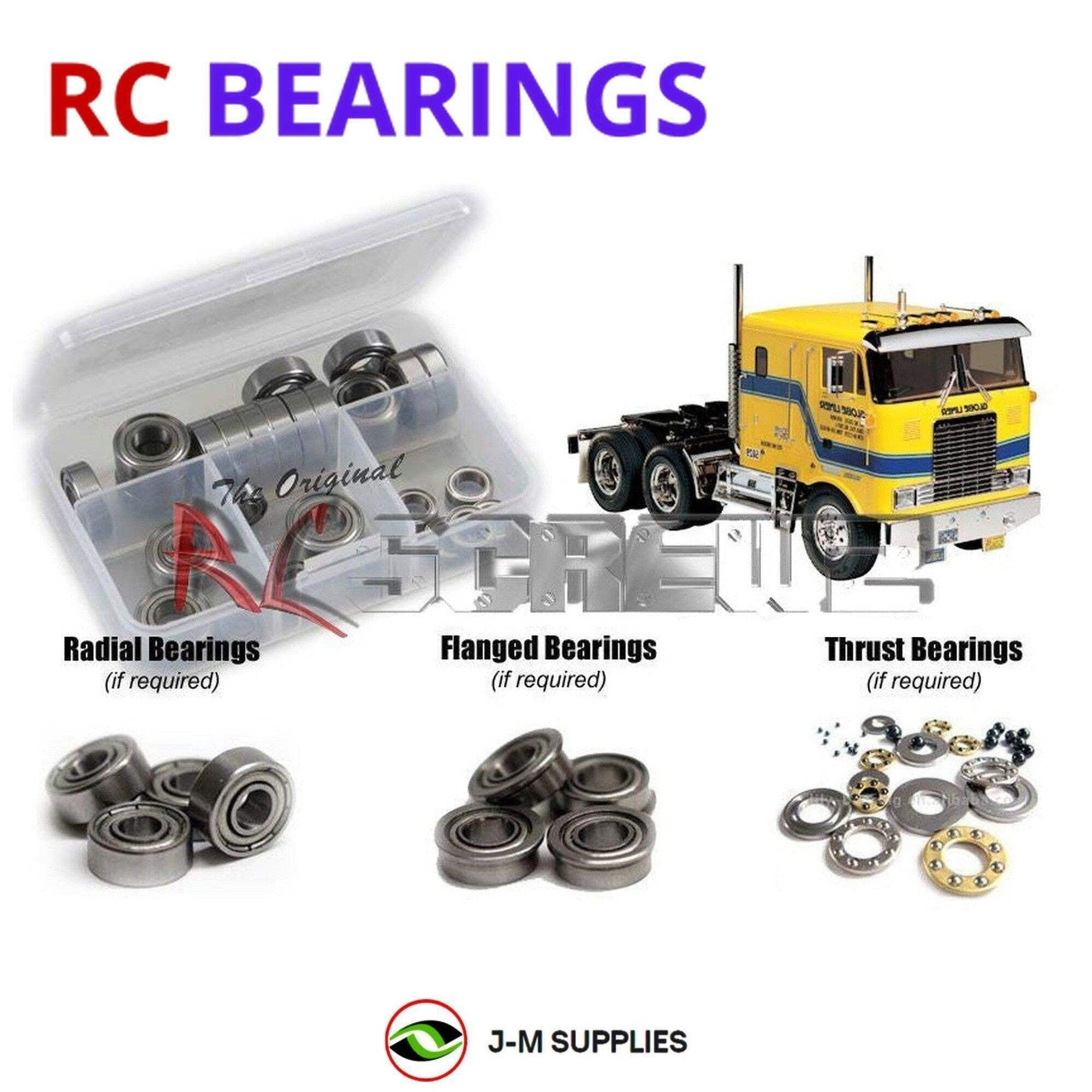 RCScrewZ Metal Shielded Bearings tam162b for Tamiya Globe Liner 1/14 ...