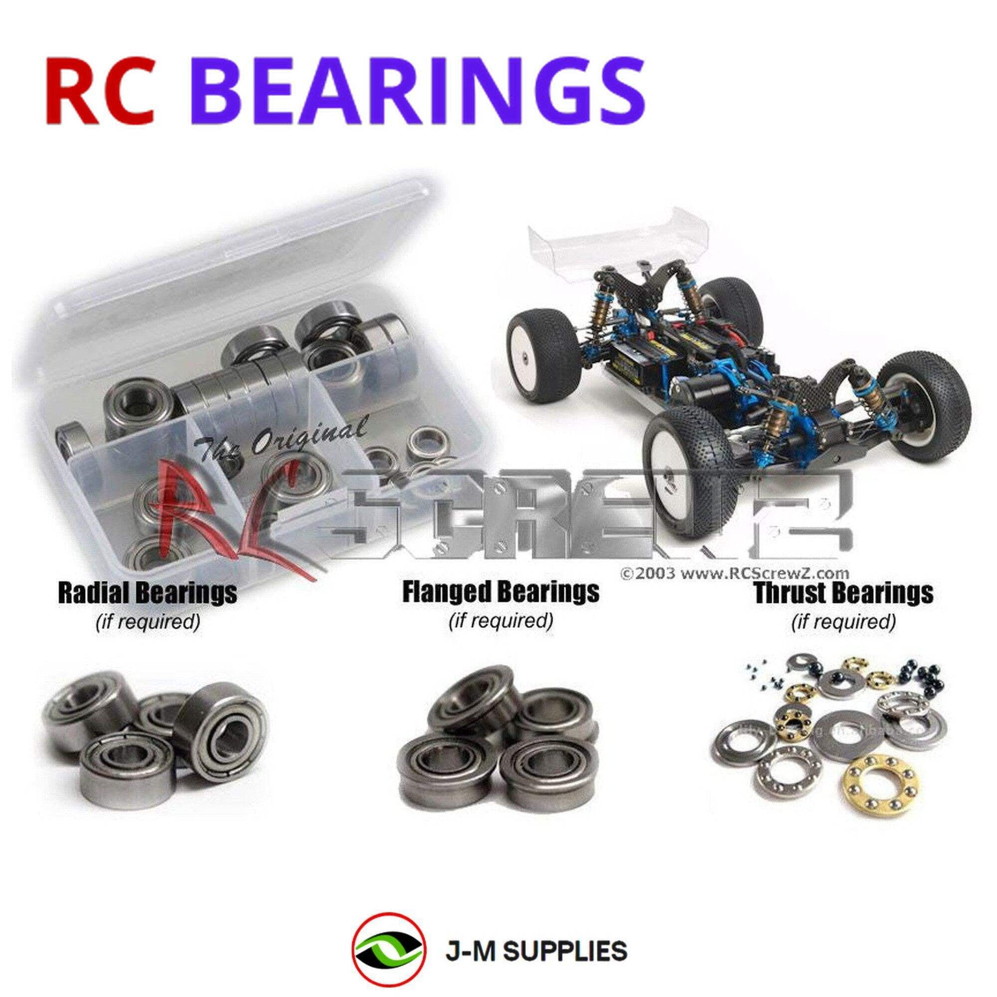 RCScrewZ Metal Shielded Bearings tam167b for Tamiya TRF503 4wd Buggy 1/ ...