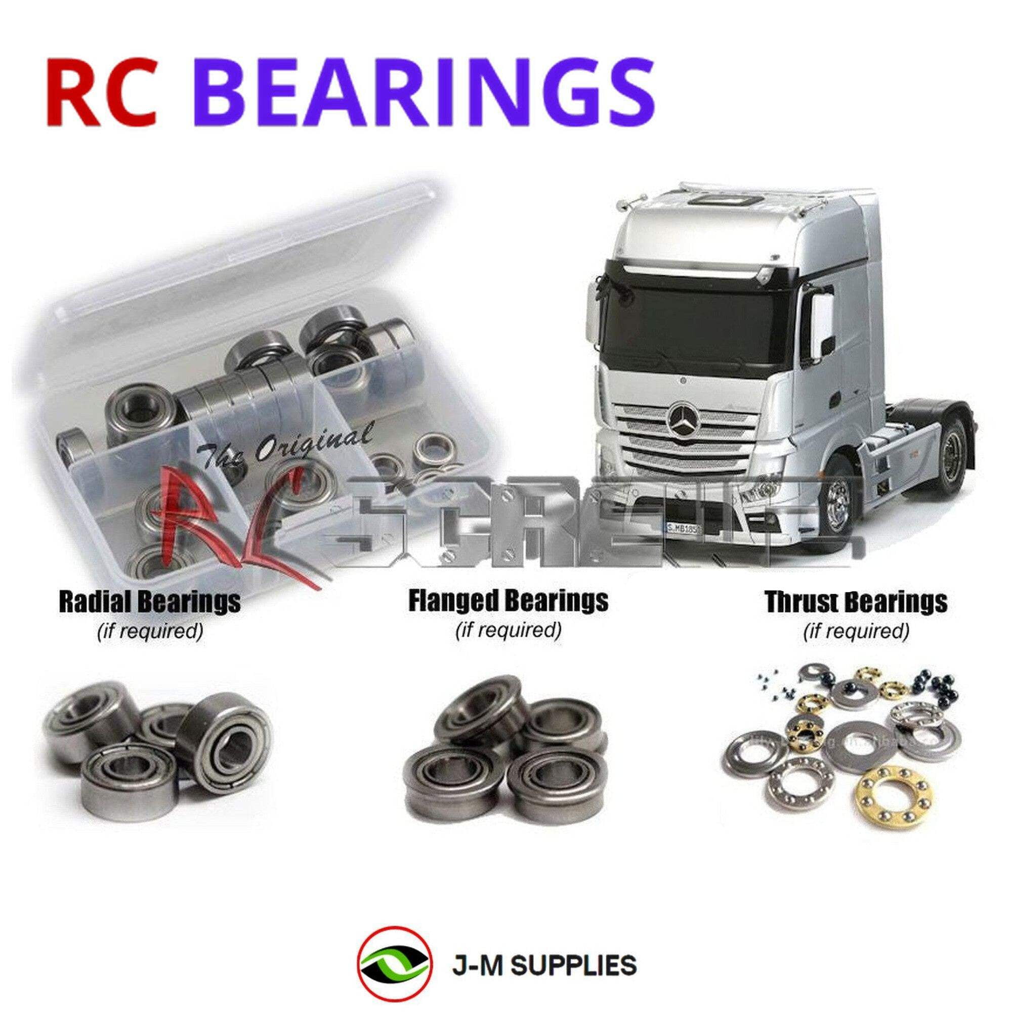 RCScrewZ Metal Shielded Bearings tam173b for Tamiya Mercedes-Benz ...