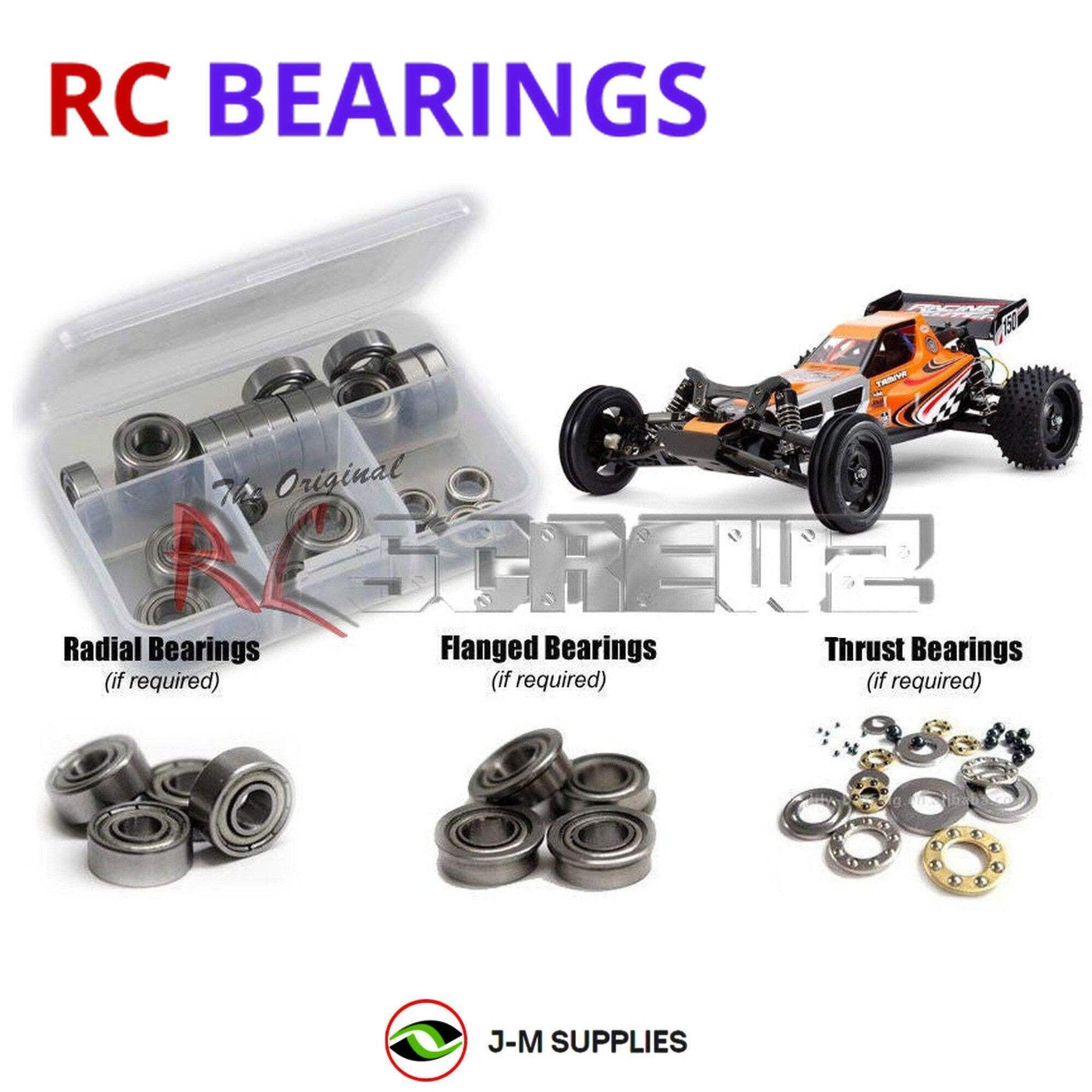 RCScrewZ Metal Shielded Bearings tam205b for Tamiya Racing Fighter DT ...