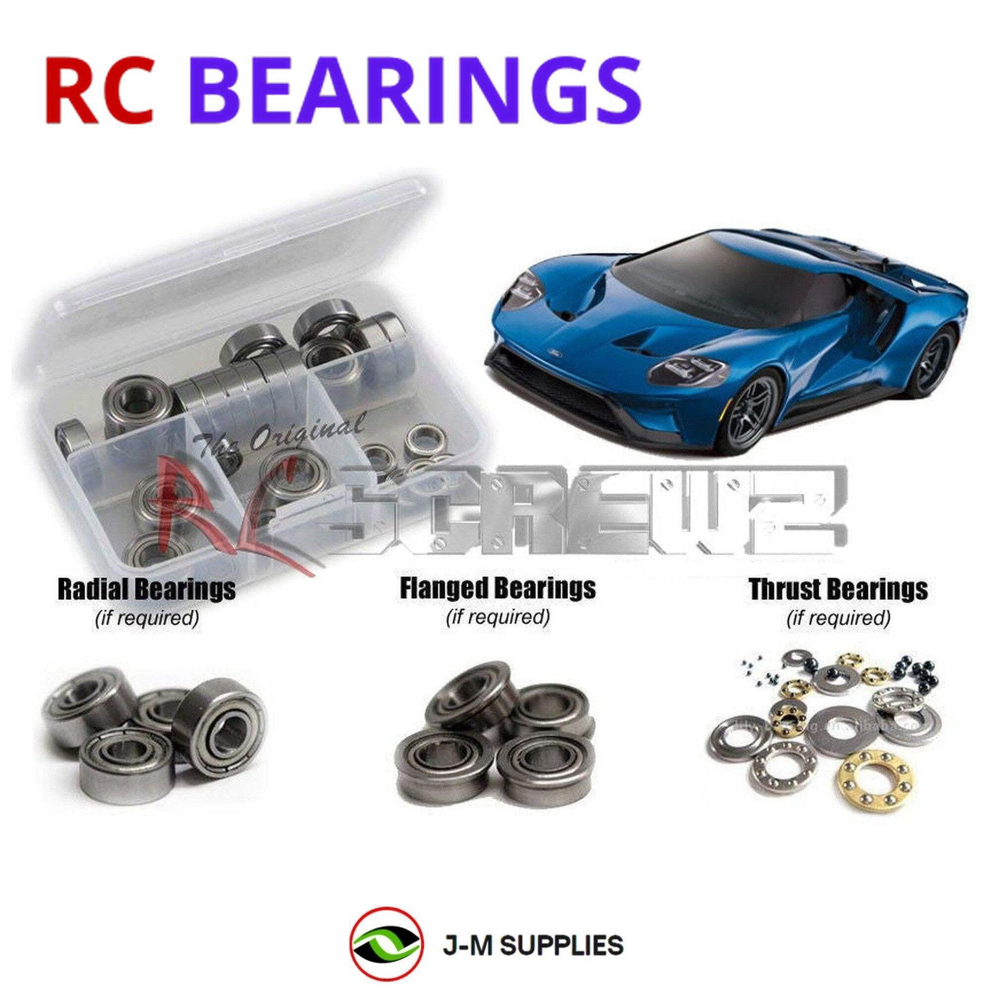 RCScrewZ Metal Shielded Bearings tra080b for Traxxas 4-Tec 2.0 AWD Ford ...
