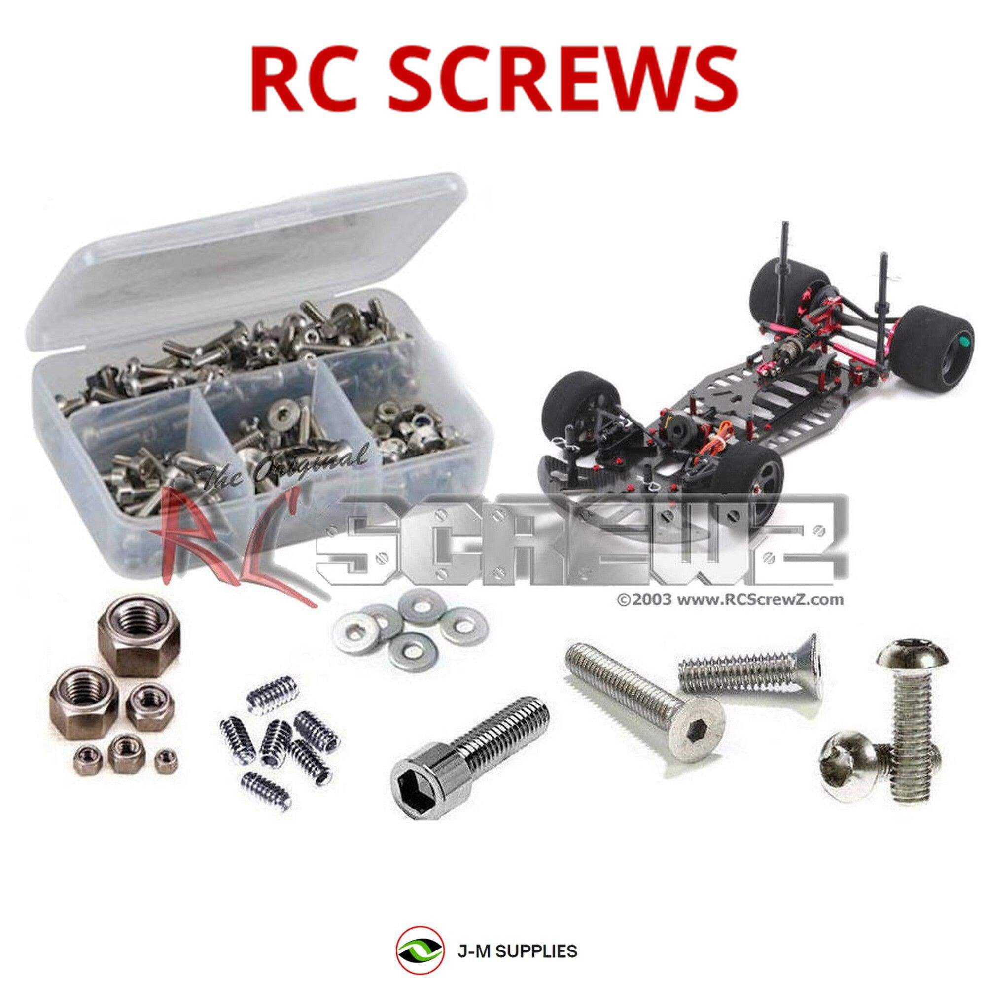 RCScrewZ Metric Stainless Screw Kit crc007m for CRC Gen X10 SE 200mm WGT #1801 RC Car | RCX ...