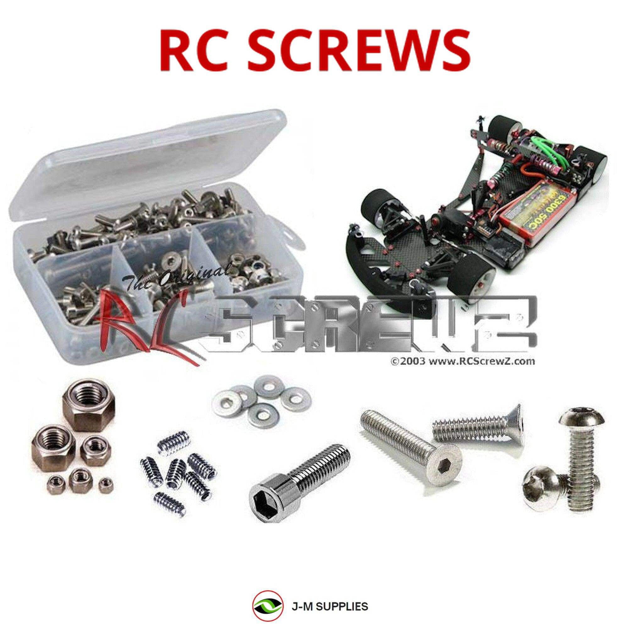 RCScrewZ Metric Stainless Steel Screw Kit crc014m for CRC Razor 3.0 ...
