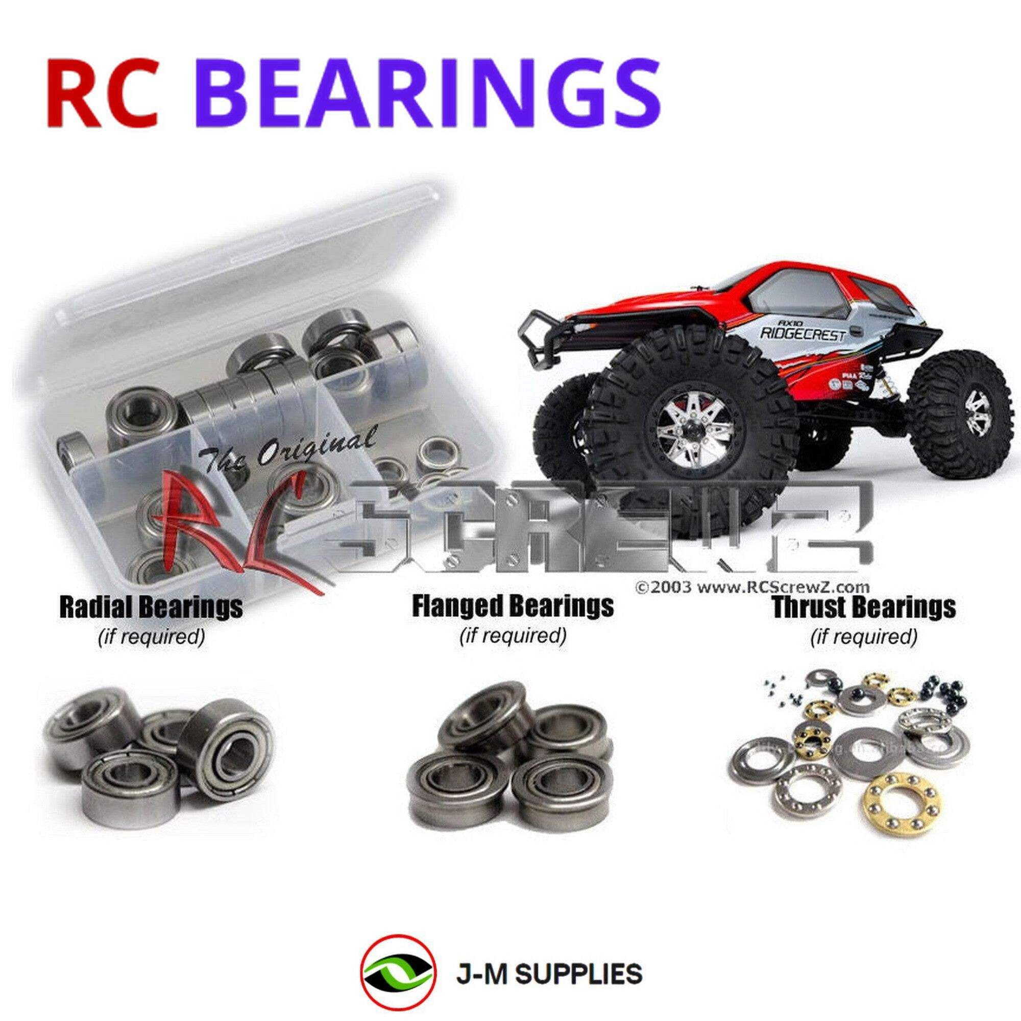 RCScrewZ Metal Shielded Bearing Kit axi006b for Axial AX10 Ridgecrest ...