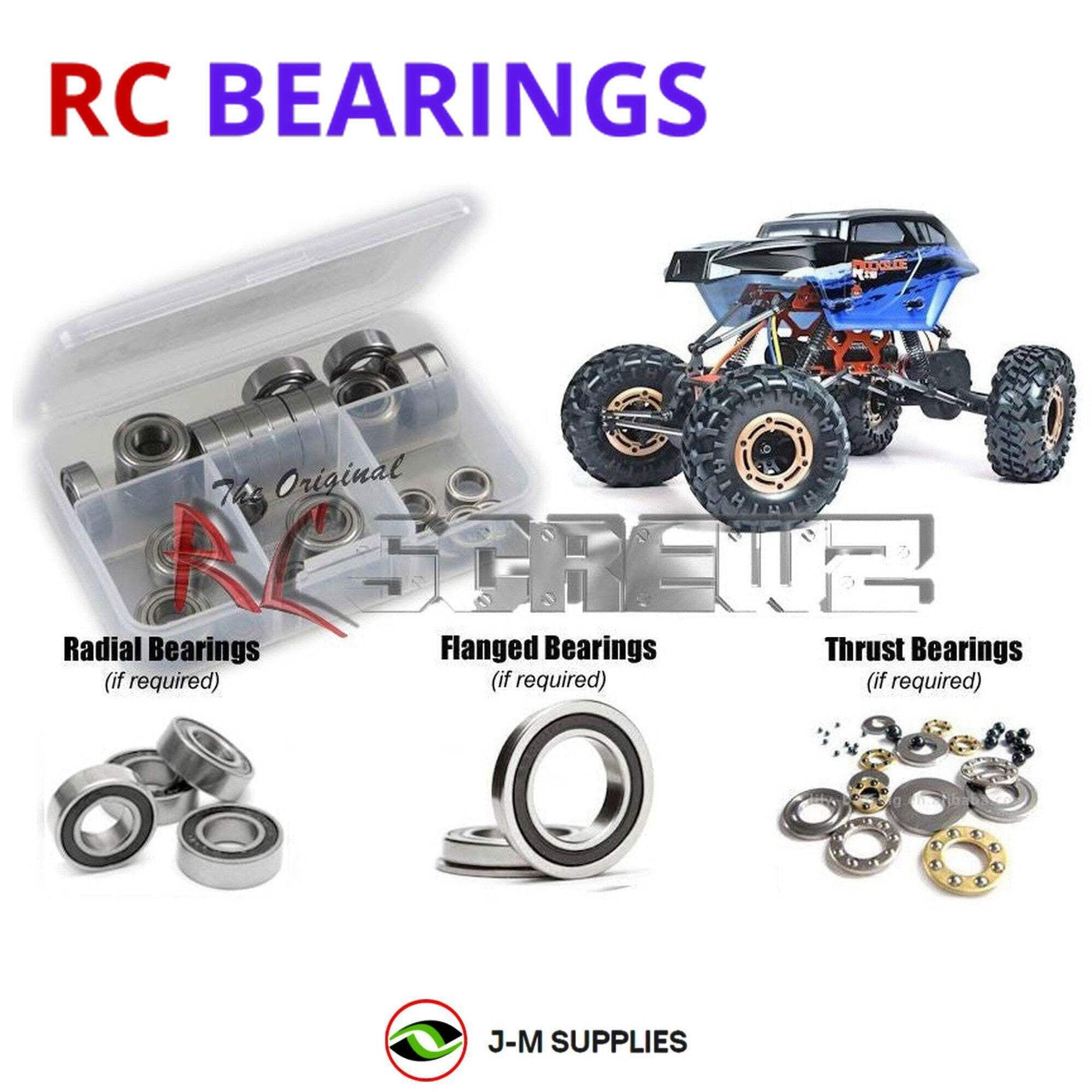 RCScrewZ Rubber Shielded Bearing Kit rcr050r for RedCat Racing ...