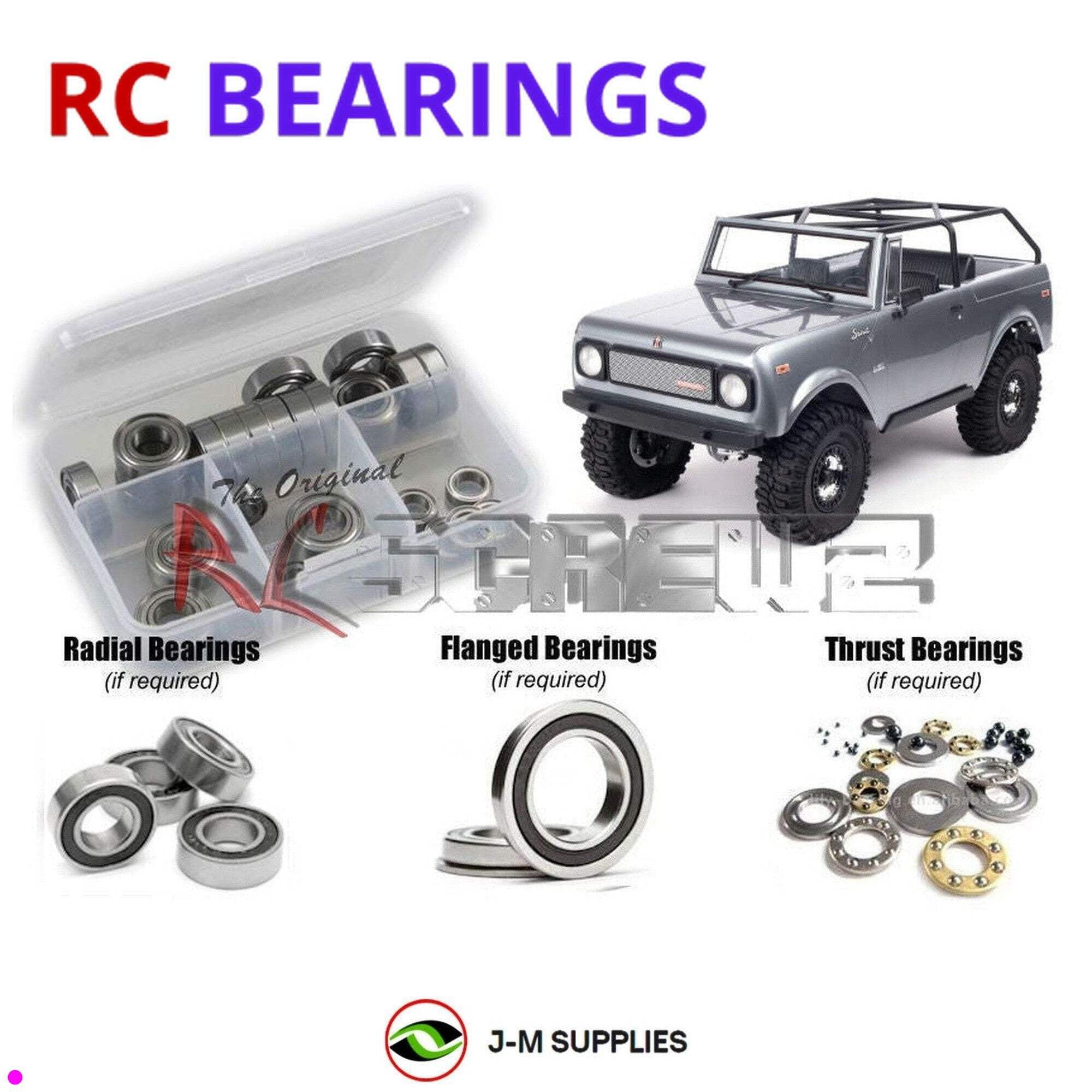 RCScrewZ Rubber Shielded Bearing Kit rer079r for Redcat Racing Gen 9 ...