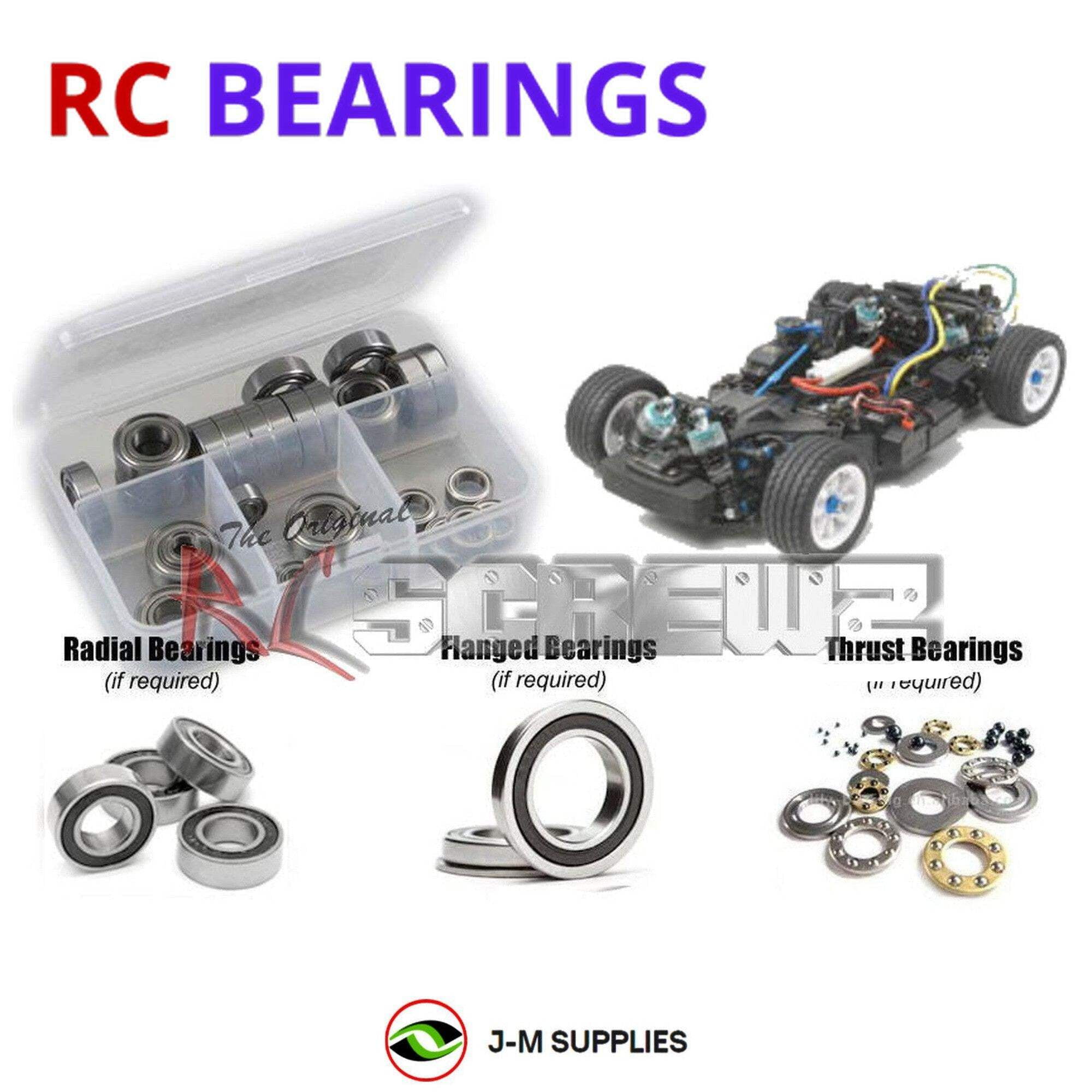 RCScrewZ Rubber Shielded Bearing Kit tam144r for Tamiya TRF M06 Pro RWD 58460 RC Car | RCX ...