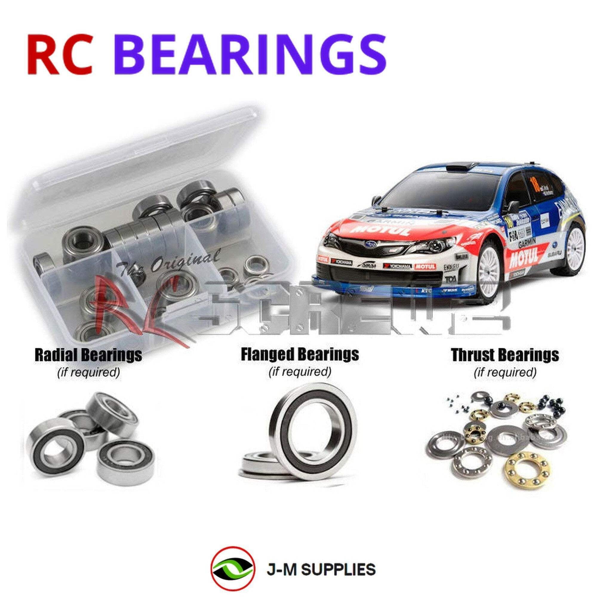 RCScrewZ Rubber Shielded Bearing Kit tam149r for Tamiya XV-01/Pro ...