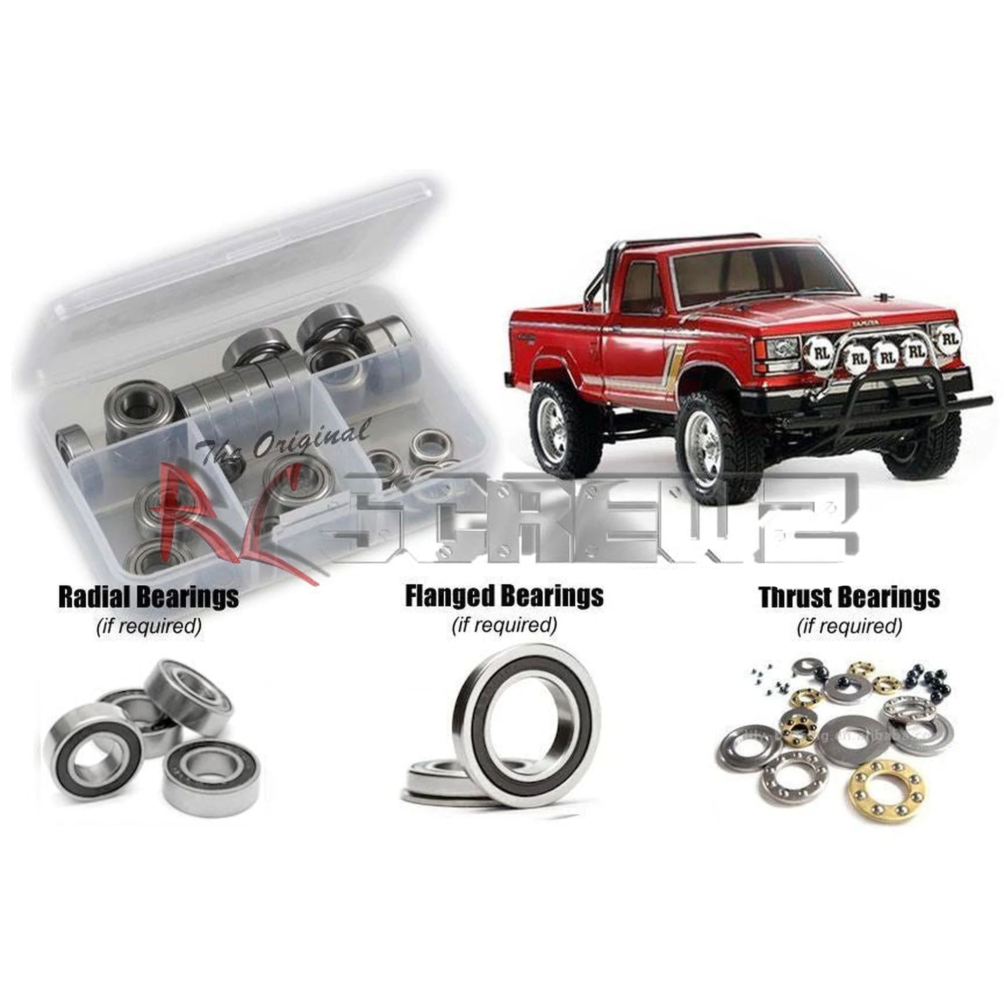 RCScrewZ Rubber Shielded Bearing Kit tam226r for Tamiya Landfreeder ...