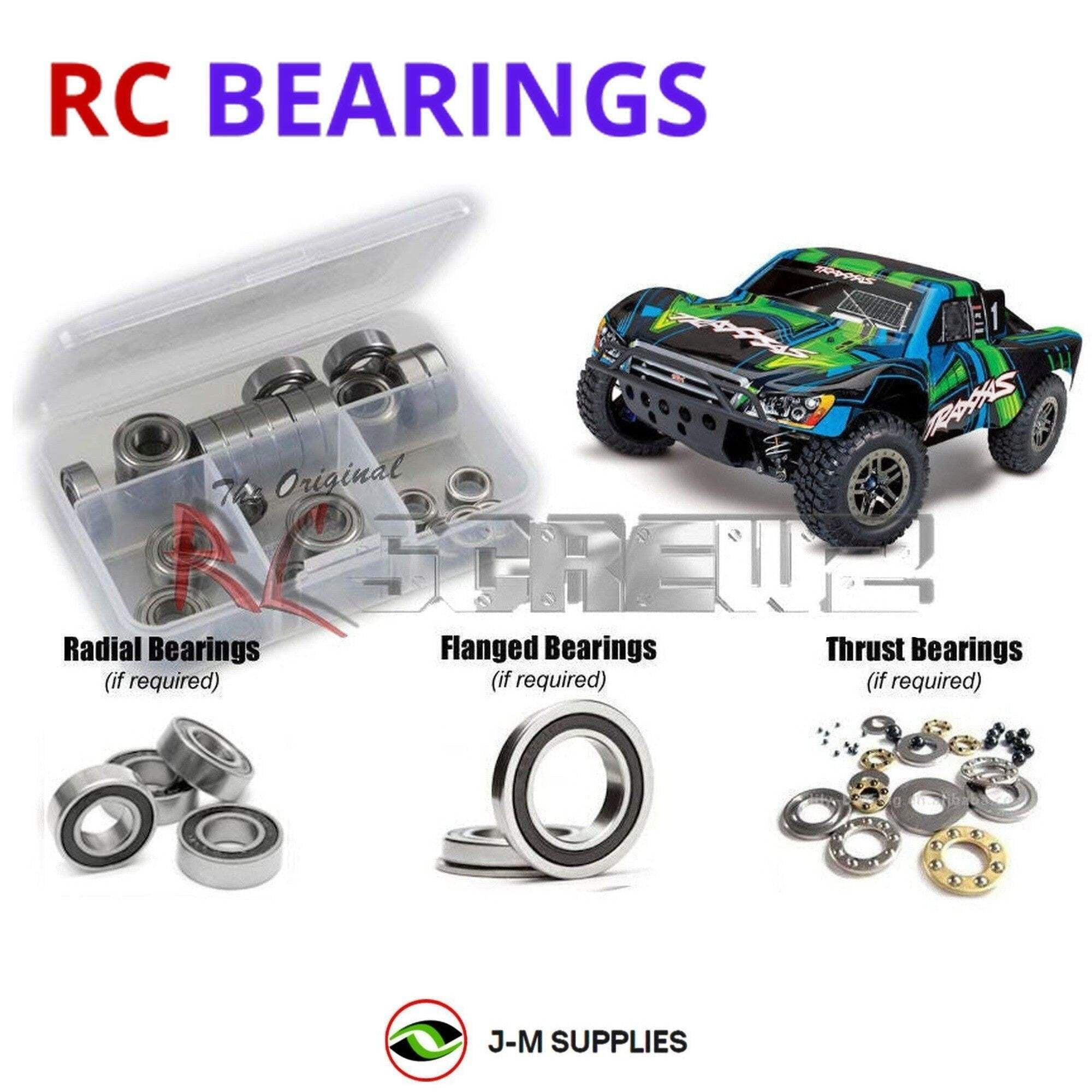 RCScrewZ Rubber Shielded Bearing Kit tra109r for Traxxas Slash Ultimate ...