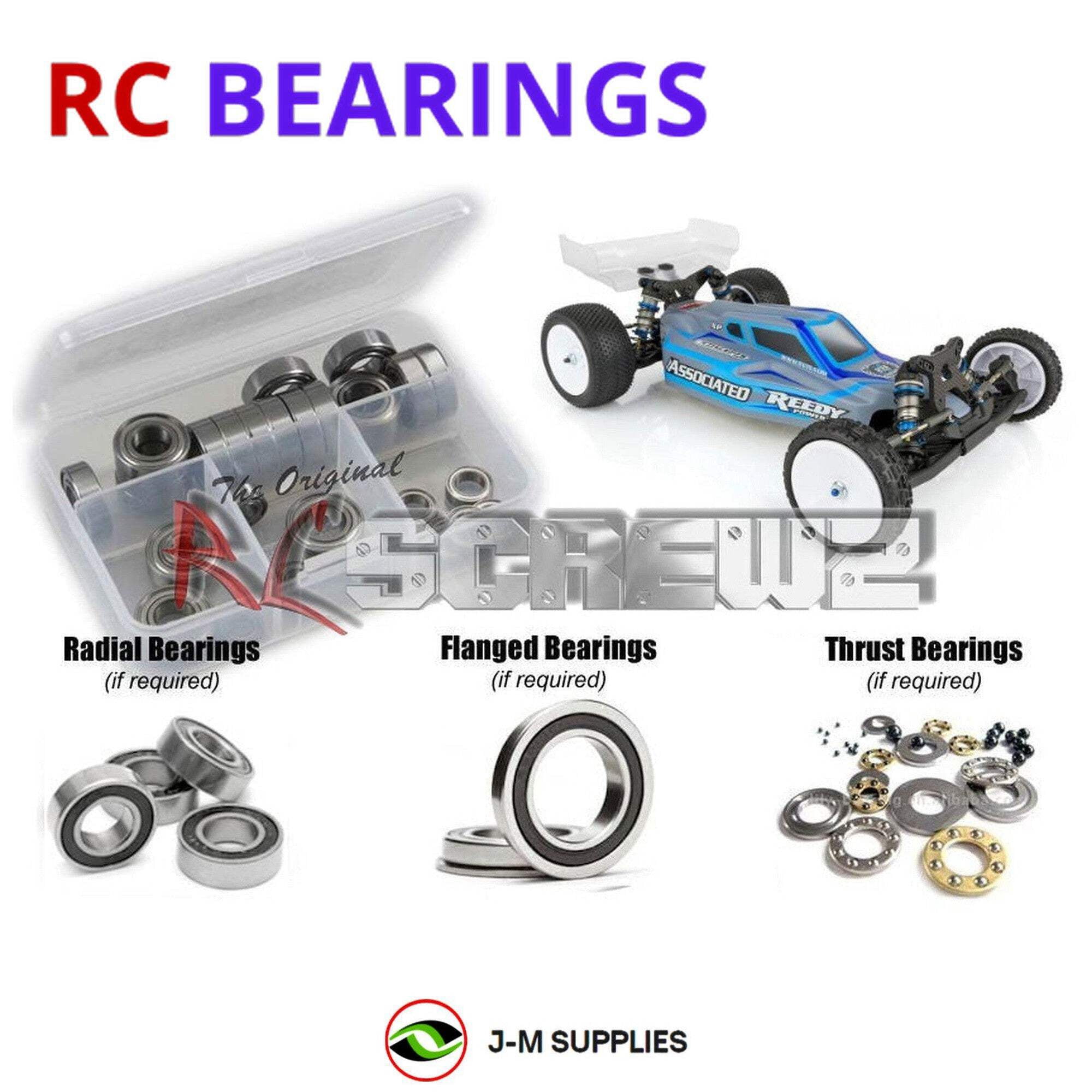 RCScrewZ Rubber Shielded Bearings ass090r for Associated RC10 B6.1 1/10 ...