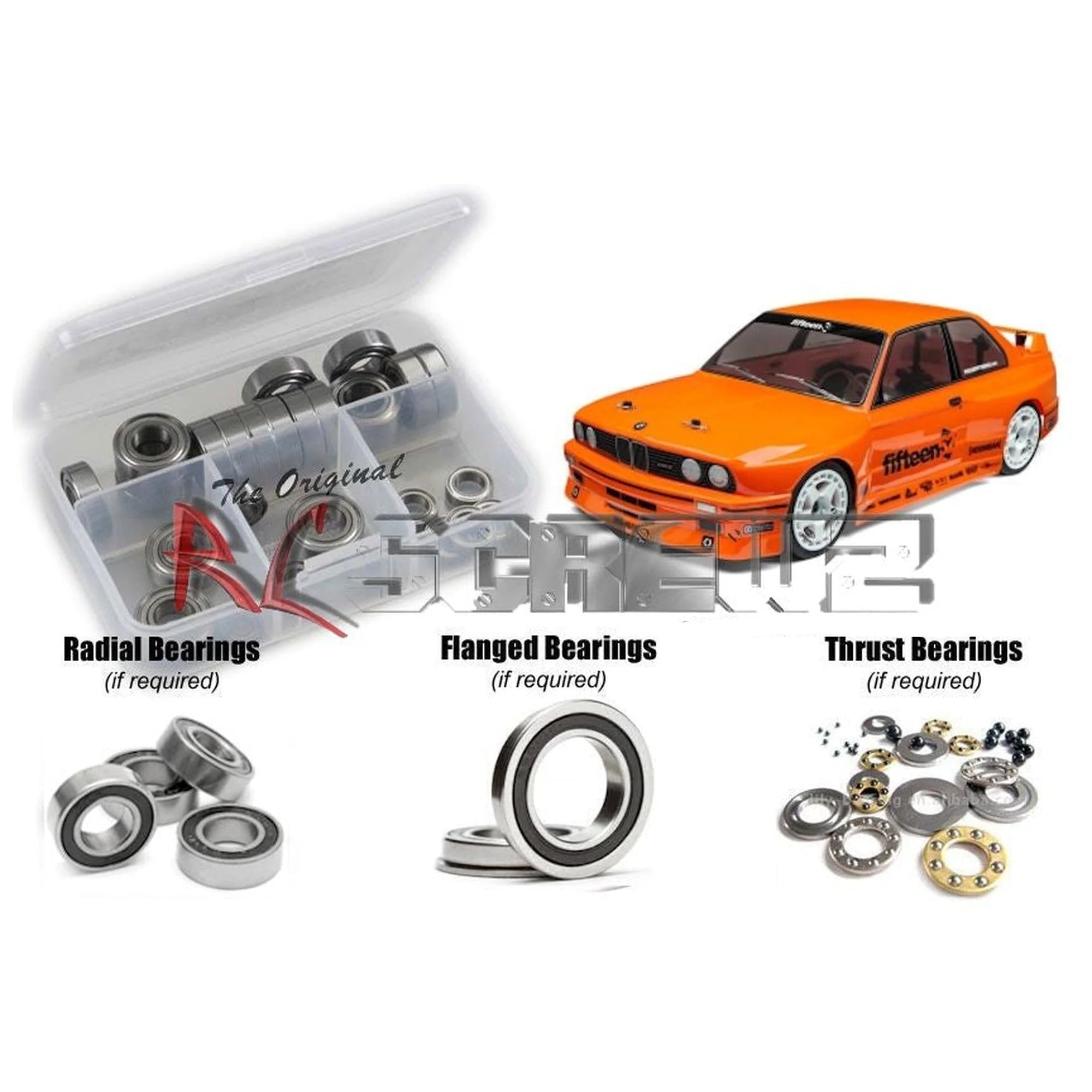 RCScrewZ Rubber Shielded Bearings hpi082r for HPI RS4 Sport 3 , 1/10 ...