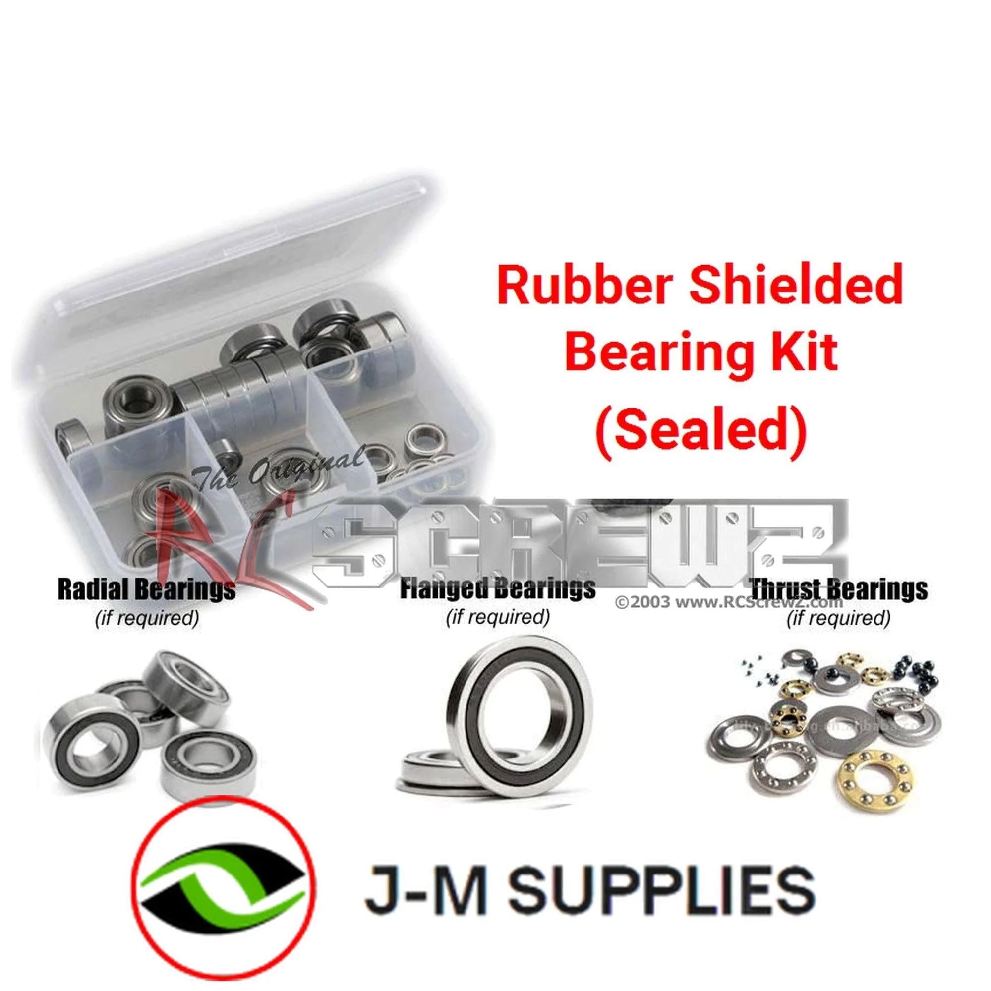 RCScrewZ Rubber Shielded Bearings rc4wd009r for RC4WD Trail Finder 2 ...