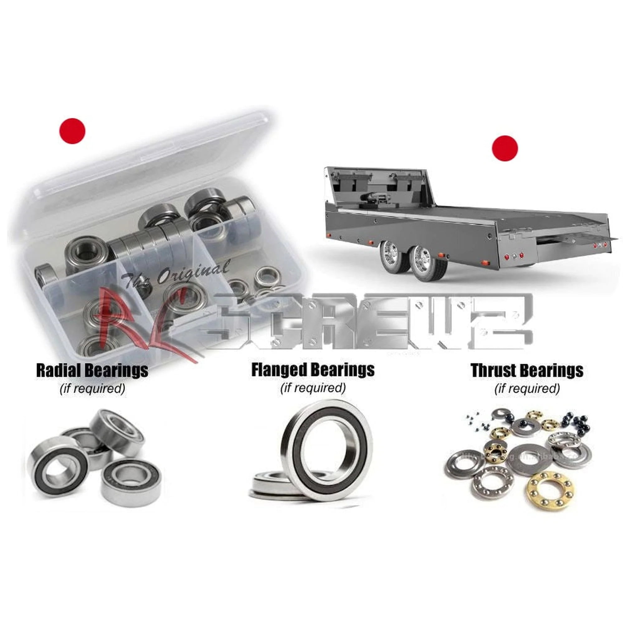 RCScrewZ Rubber Shielded Bearings rer081r for Redcat Racing Custom ...