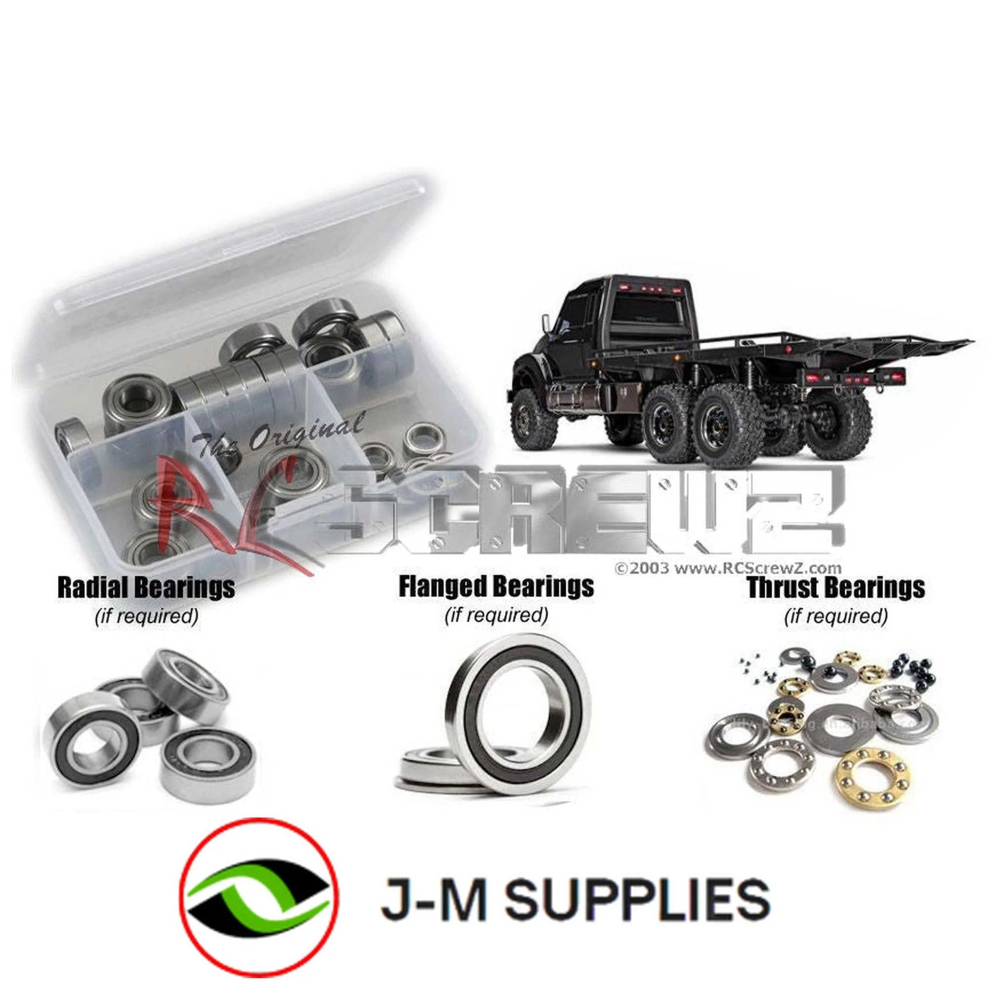 RCScrewZ Rubber Shielded Bearings tra110r for Traxxas TRX-6 Ultimate RC ...