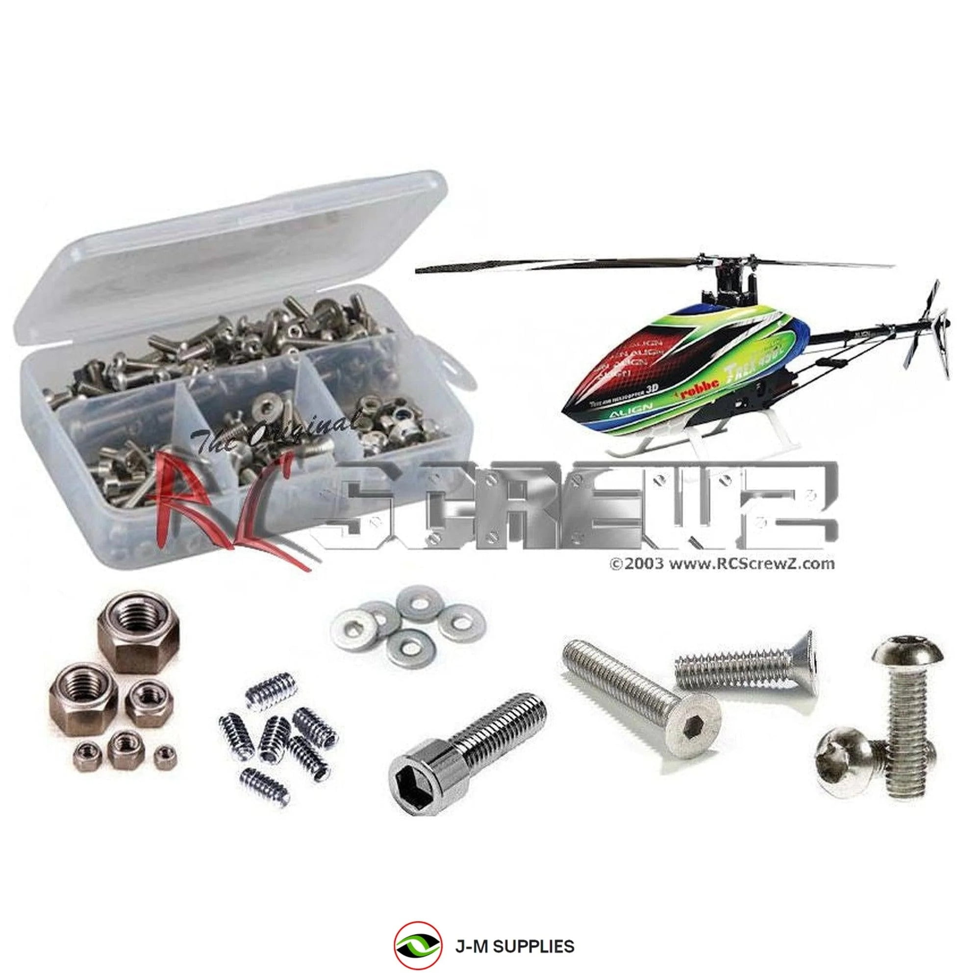 RCScrewZ Stainless Screw Kit alg022 for Align T-REX 450LP #RH45E32XT ...