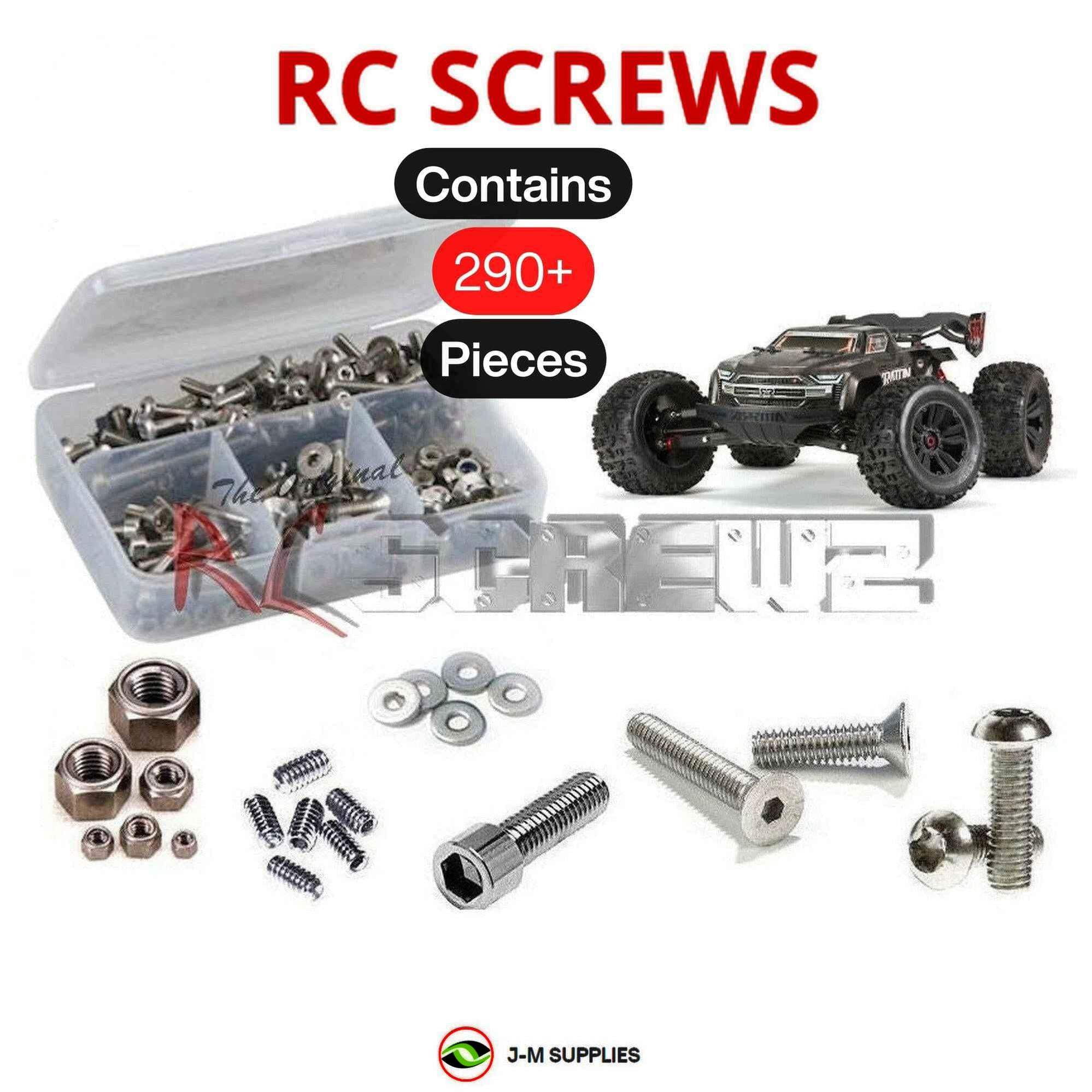 RCScrewZ Stainless Screw Kit ara033 for Arrma RC Kraton EXB 1/8 4X4 ...