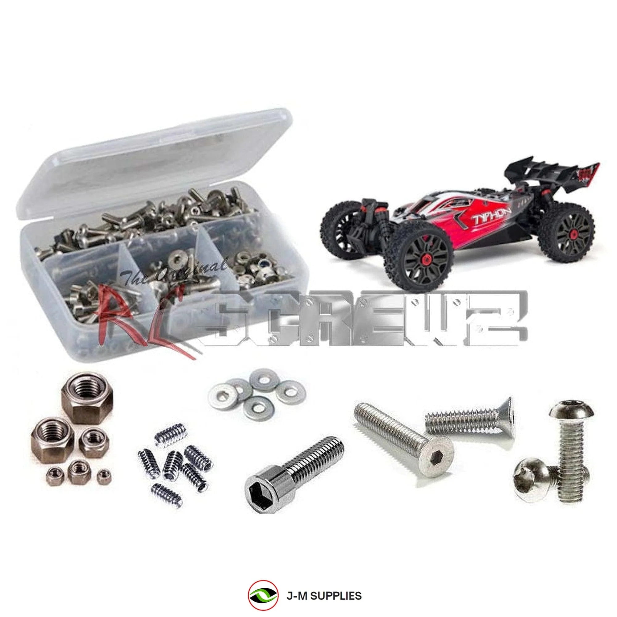 RCScrewZ Stainless Screw Kit ara039 for Arrma RC Typhon 3s 4x4 V3 # ...