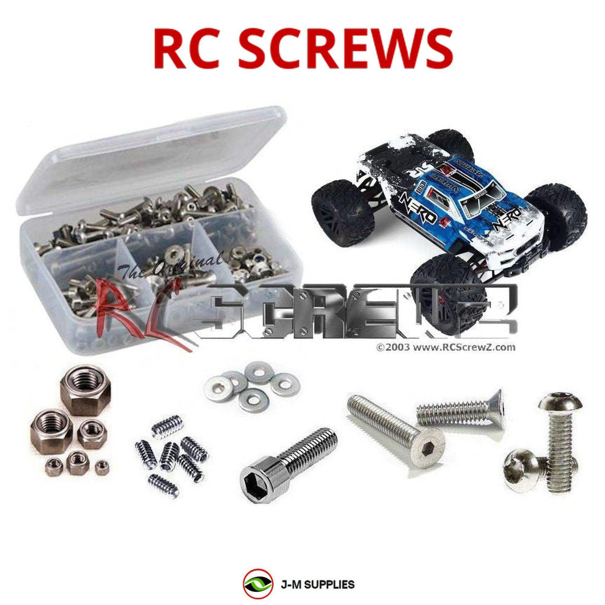 RCScrewZ Stainless Screw Kit arrm012 for Arrma RC Nero Monster ...