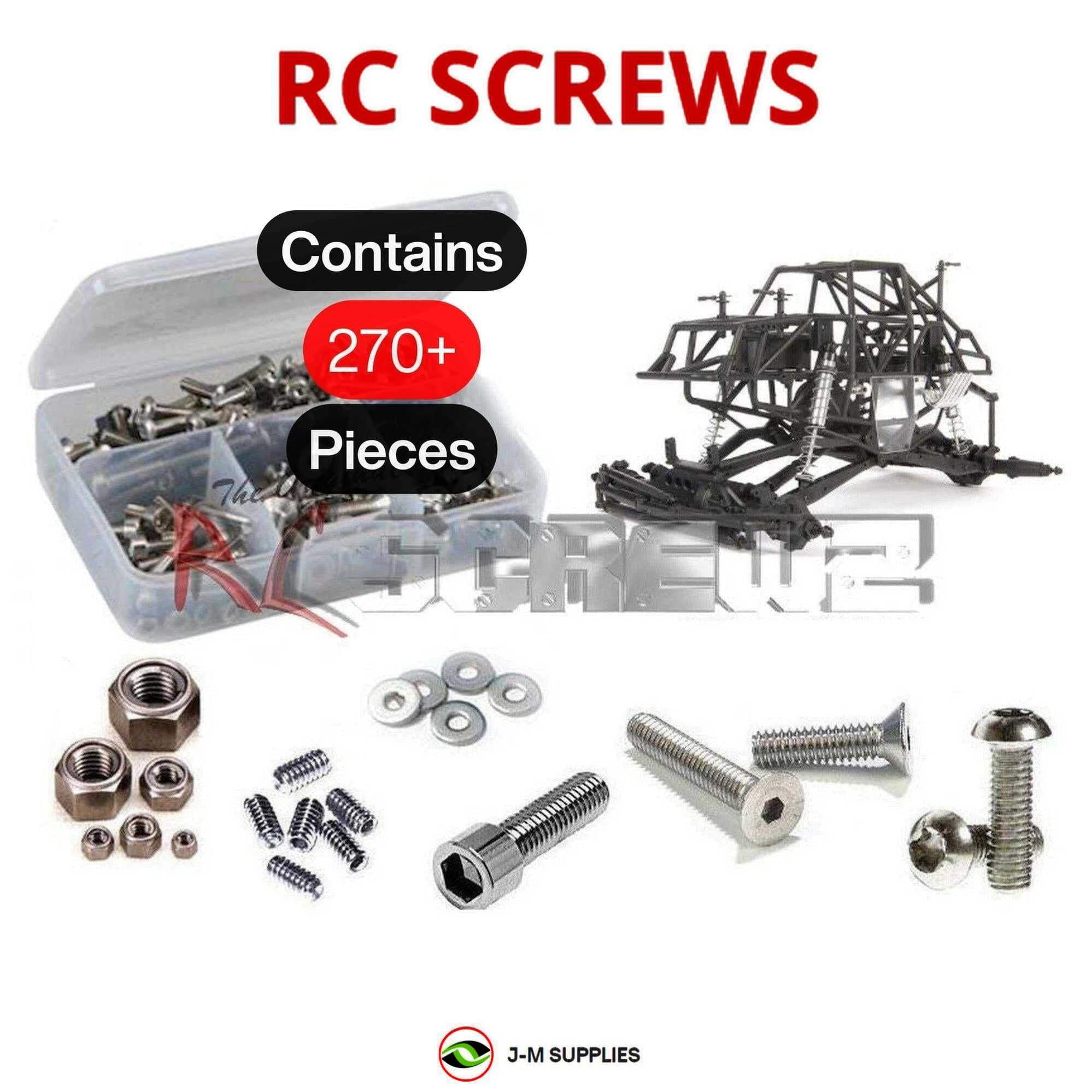 RCScrewZ Stainless Screw Kit axi032 for Axial 1/10 SMT10 4WD MT Raw ...