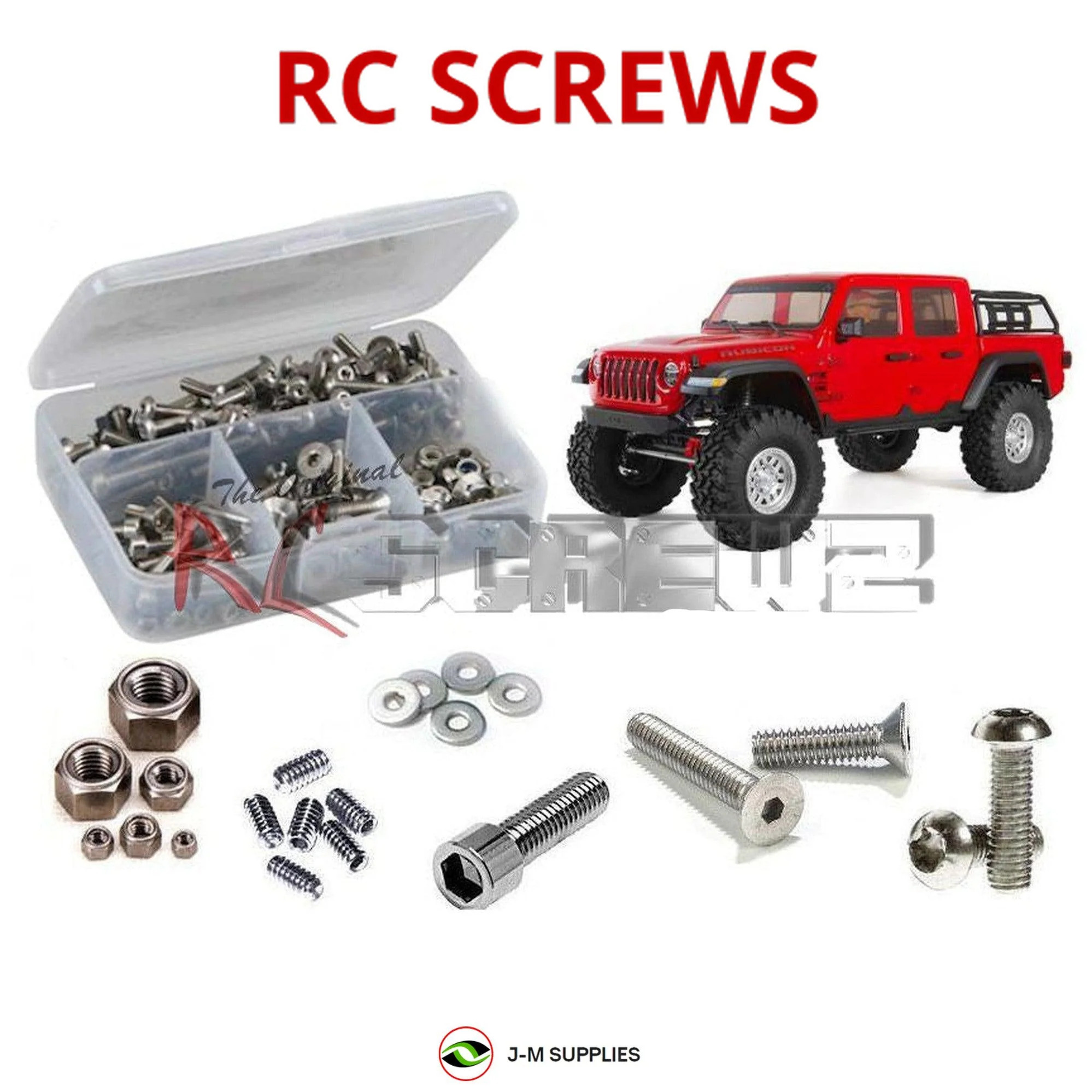 RCScrewZ Stainless Screw Kit axi041 for Axial 1/10 SCX10 III Jeep JT ...