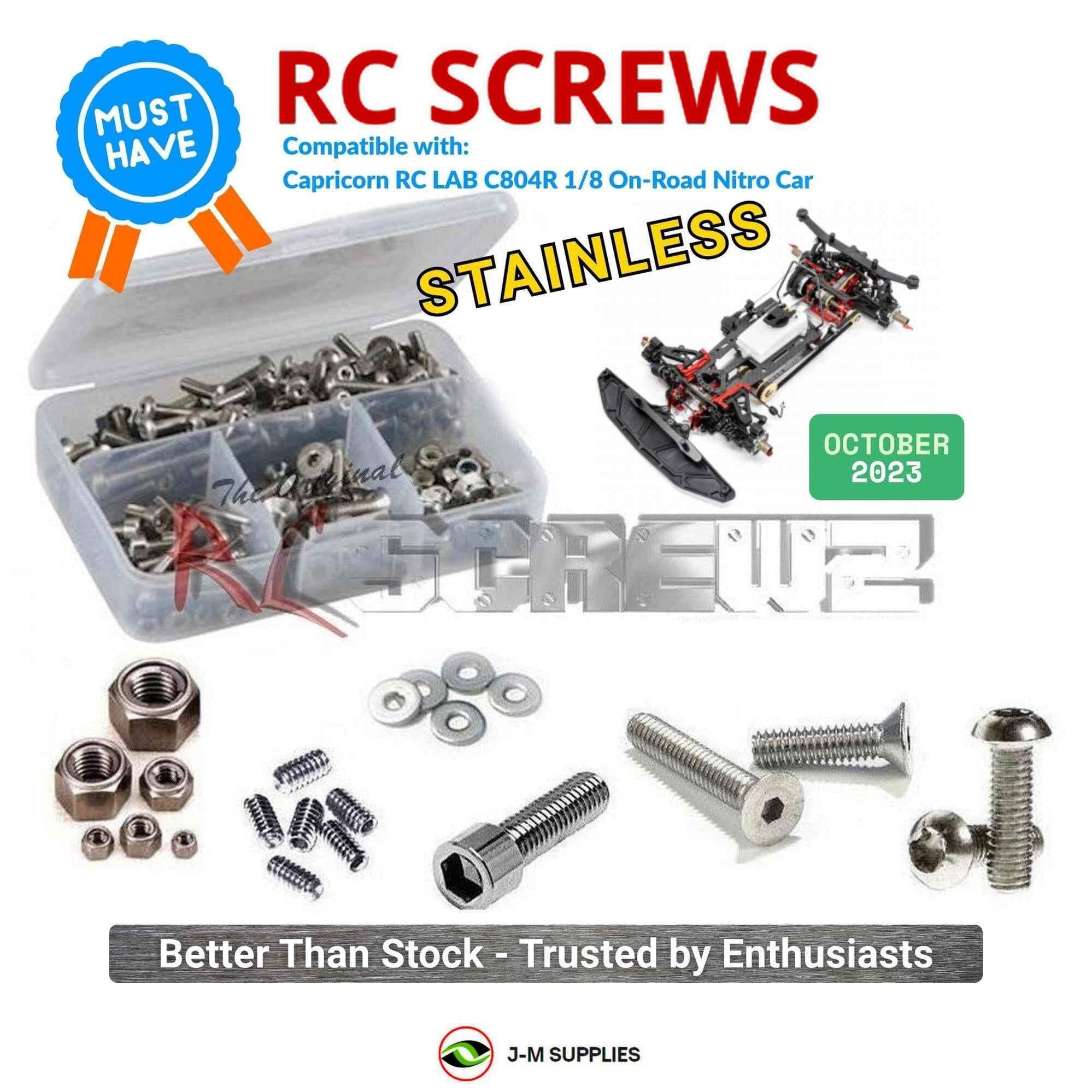 RCScrewZ Stainless Screw Kit cap013 for Capricorn RC LAB C804R 1/8 On ...