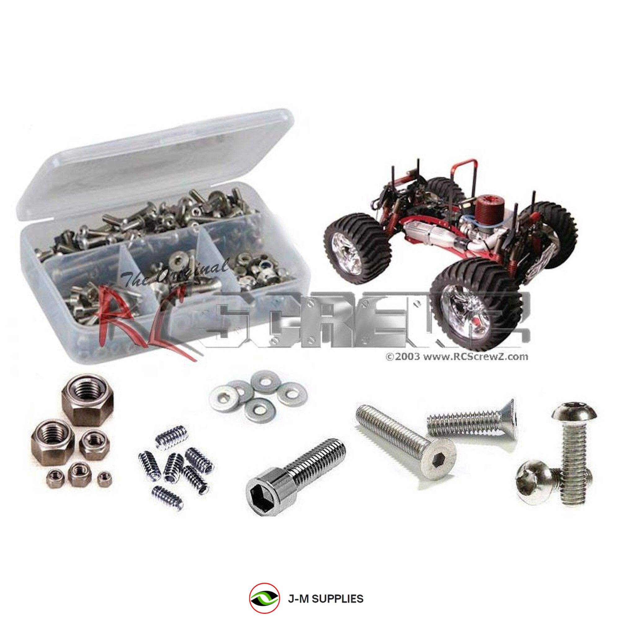 RCScrewZ Stainless Screw Kit cen002 for CEN Racing Genesis .46 .56 1/8 ...