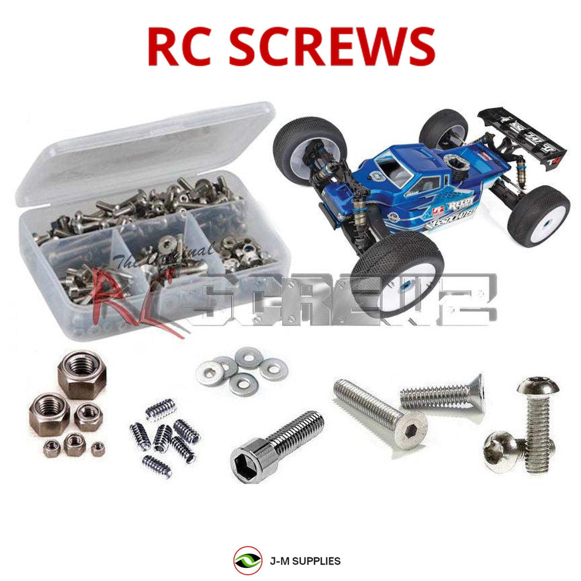 RCScrewZ Stainless Screw Kit for Associated RC8T4 Nitro 1/8th #80947 ...