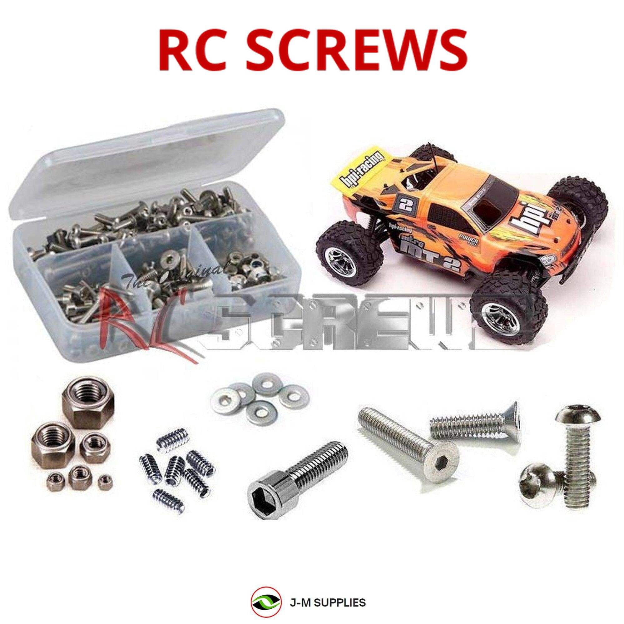 RCScrewZ Stainless Screw Kit hpi024 for HPI MT2 / EVO .18 Nitro (#10401 ...