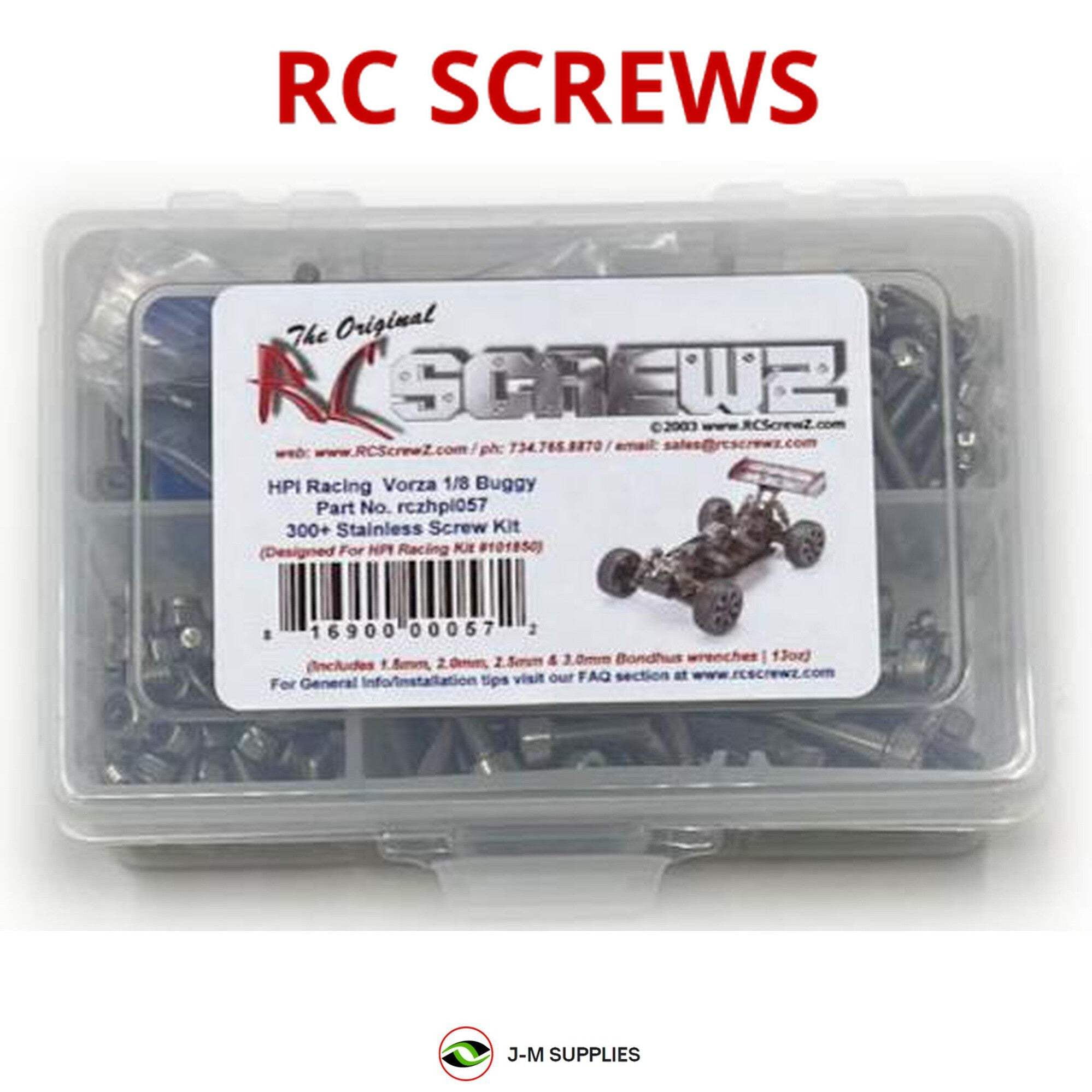 RCScrewZ Stainless Screw Kit hpi057 for HPI Racing Vorza 1/8 Brushless ...