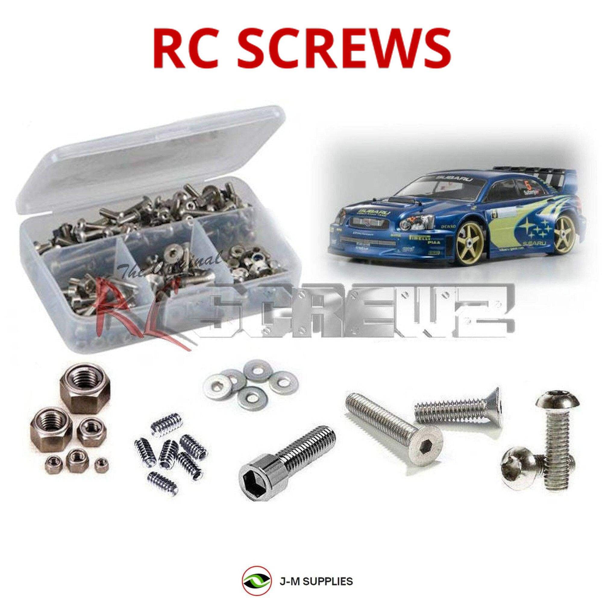 RCScrewZ Stainless Screw Kit kyo054 for Kyosho Subaru Impreza WRC04 1 ...