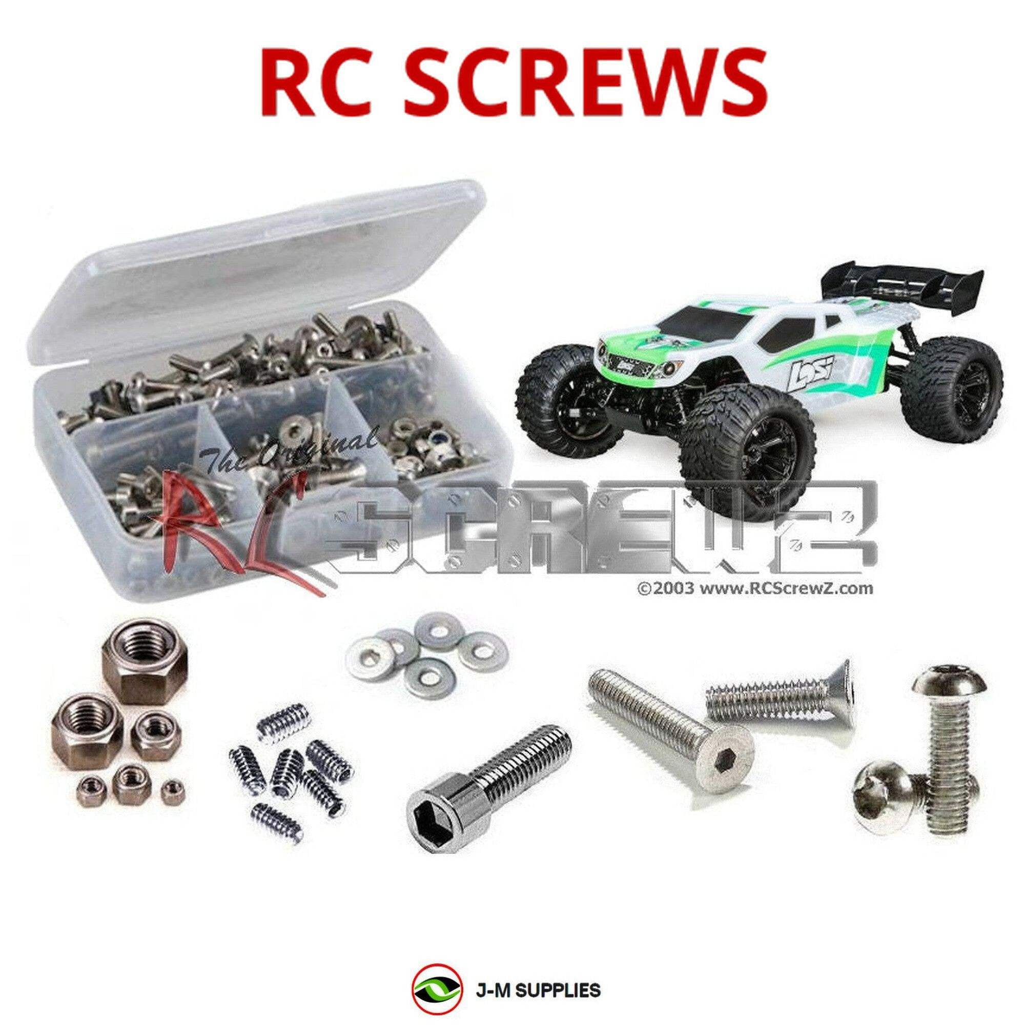RCScrewZ Stainless Screw Kit los109 for Team Losi Tenacity Truggy 1/10 ...