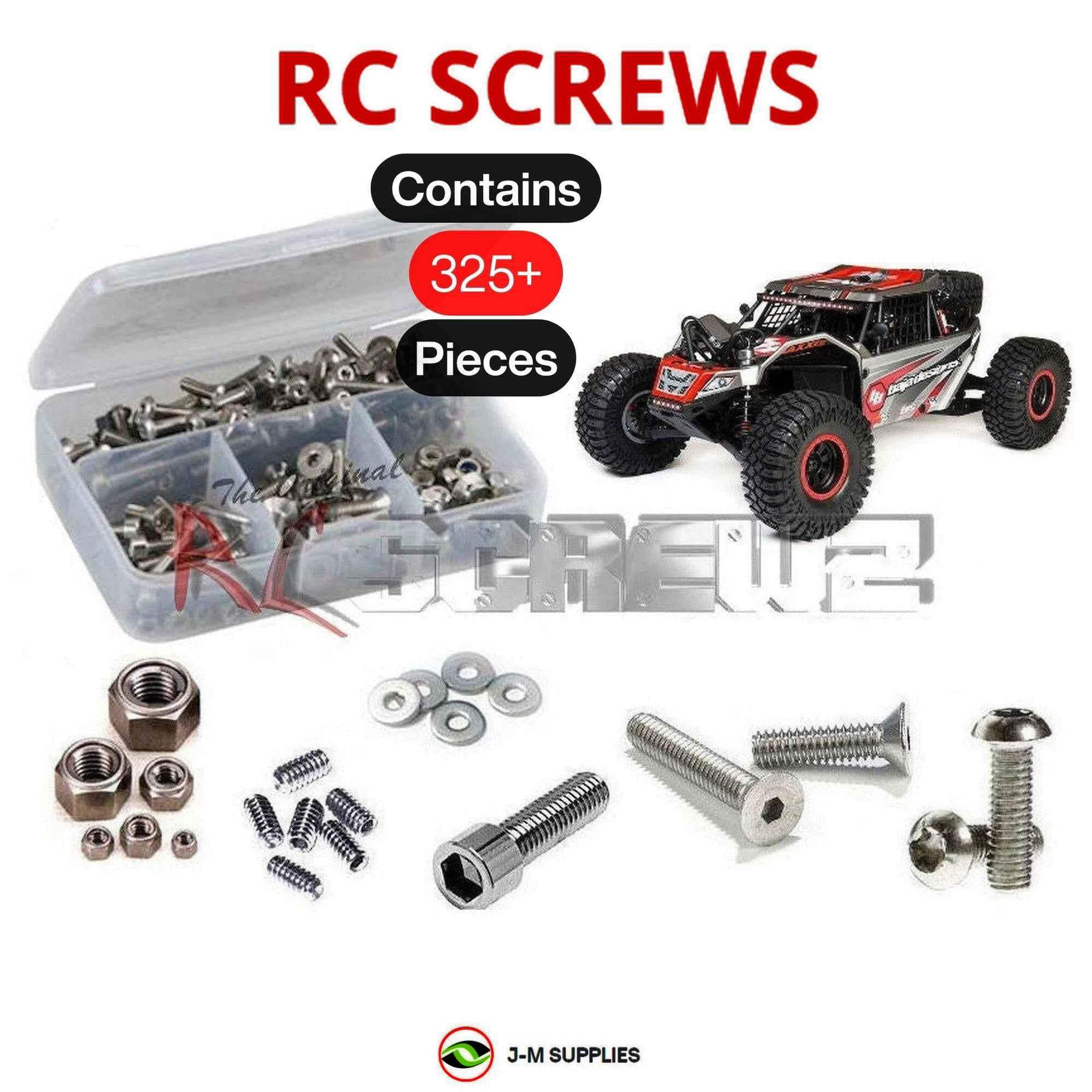 RCScrewZ Stainless Screw Kit los121 for Losi 1/6 Super Rock Rey SRR V2 ...
