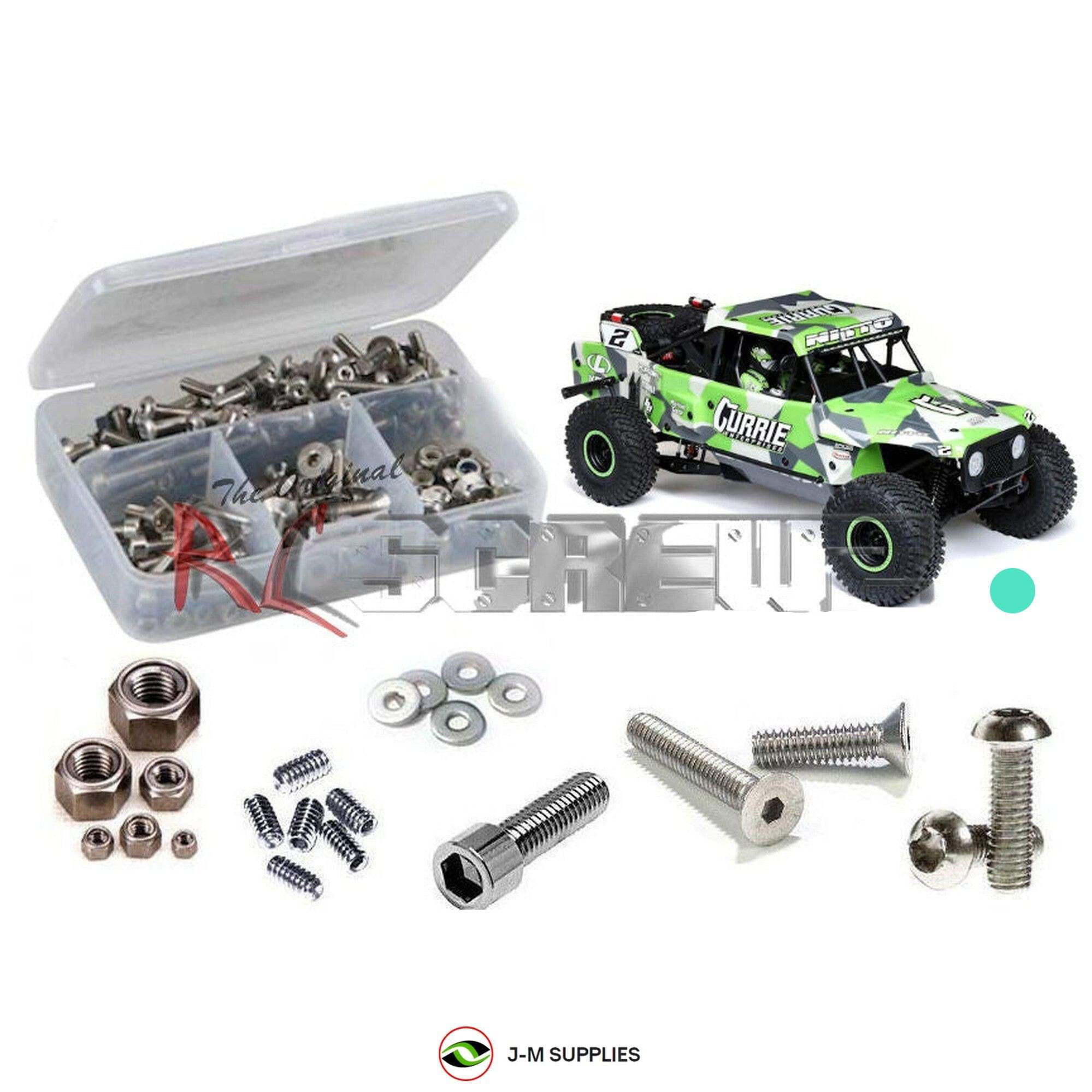 RCScrewZ Stainless Screw Kit los132 for Losi Hammer Rey U4 4WD 1/10 (#LOS03030) Racer Truck ...