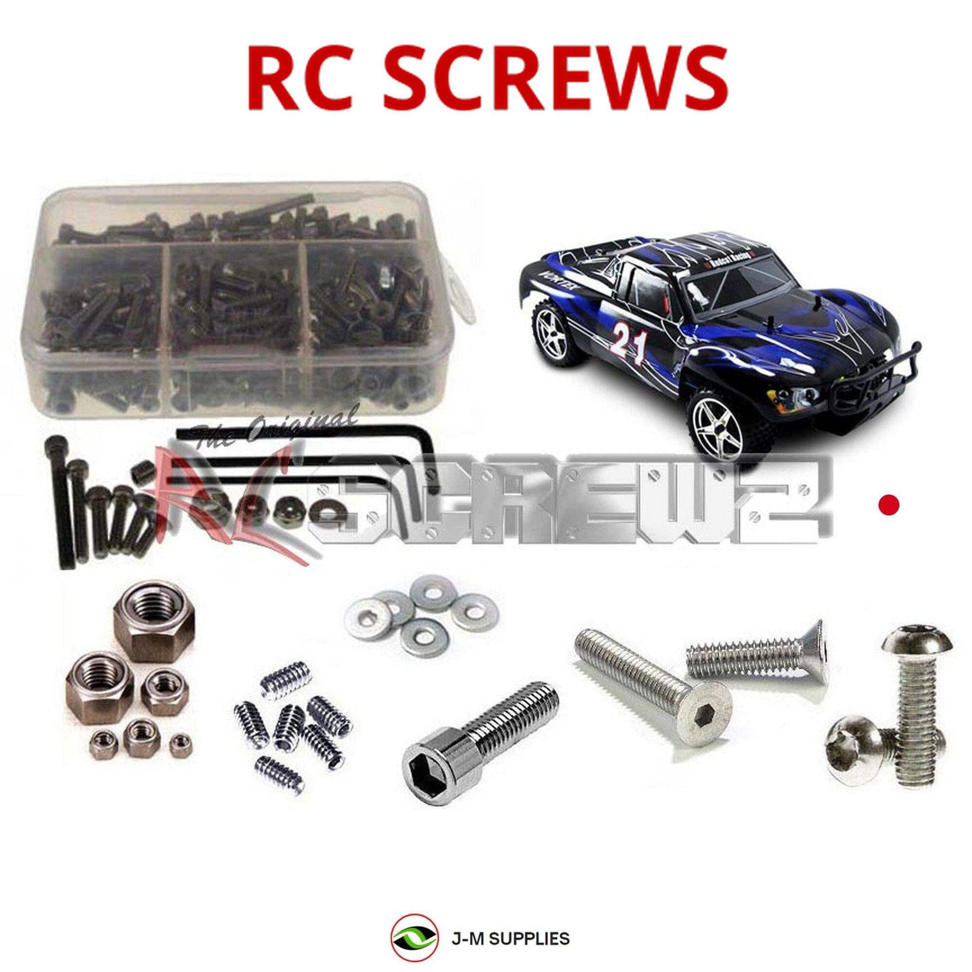 RCScrewZ Stainless Screw Kit rcr011 for RedCat Racing Vortex 1/10 Short ...