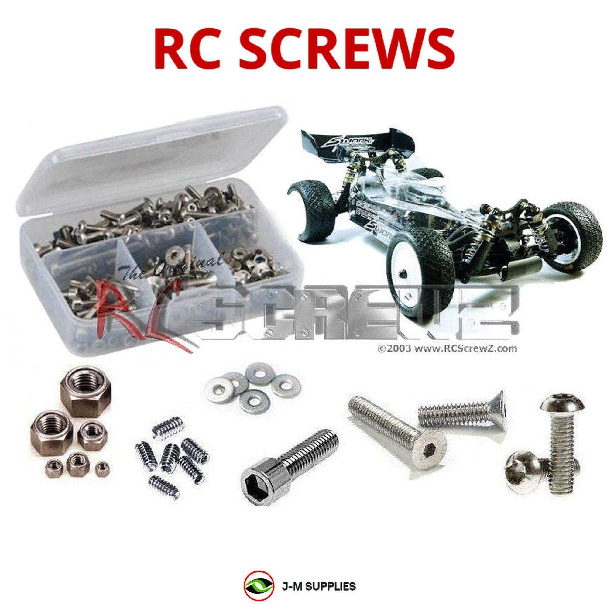 RCScrewZ Stainless Screw Kit swz019 for SWorkZ S14-2 4wd #910021 RC Car ...