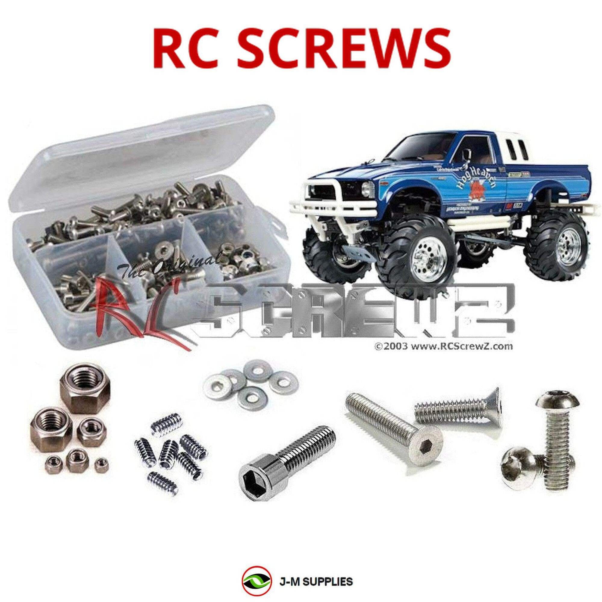 RCScrewZ Stainless Screw Kit tam084 for Tamiya Hilux High Lift 4X4 ...