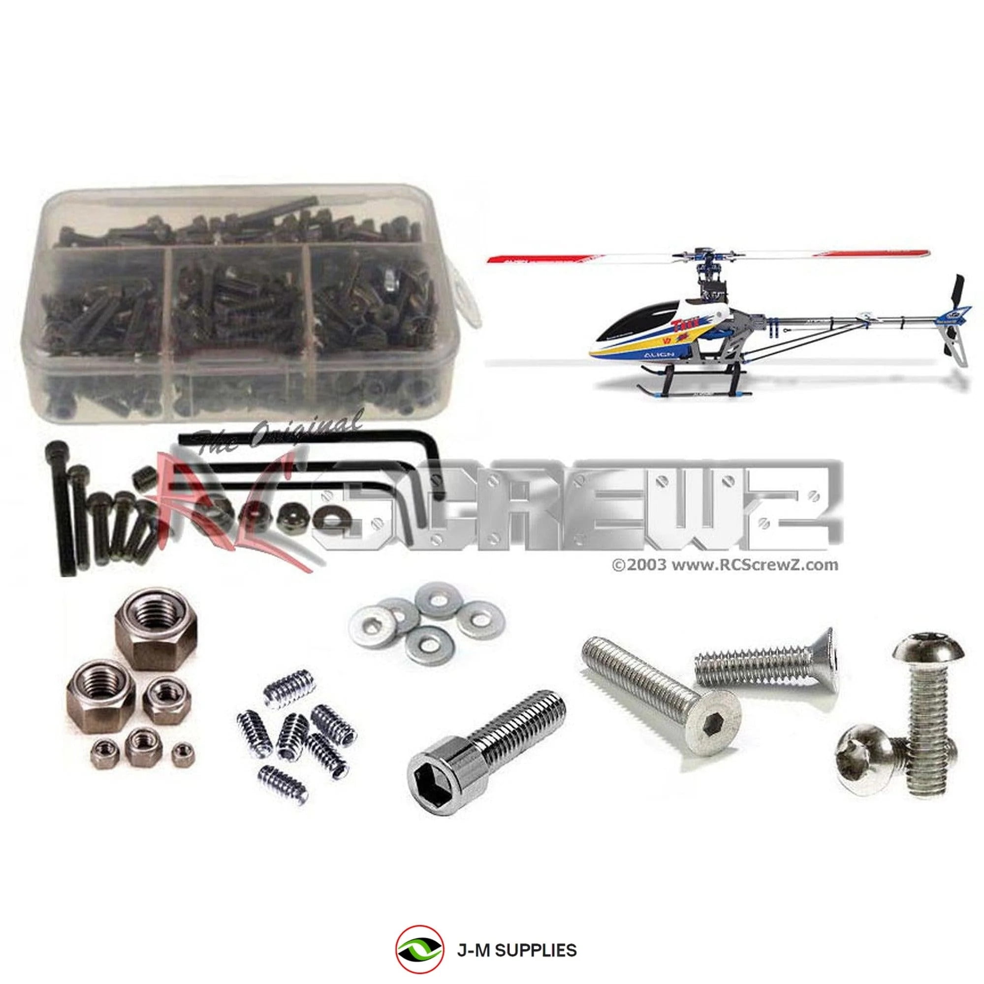 RCScrewZ Stainless Steel Screw Kit alg003 for Align T-REX 450 SE V2 450 ...