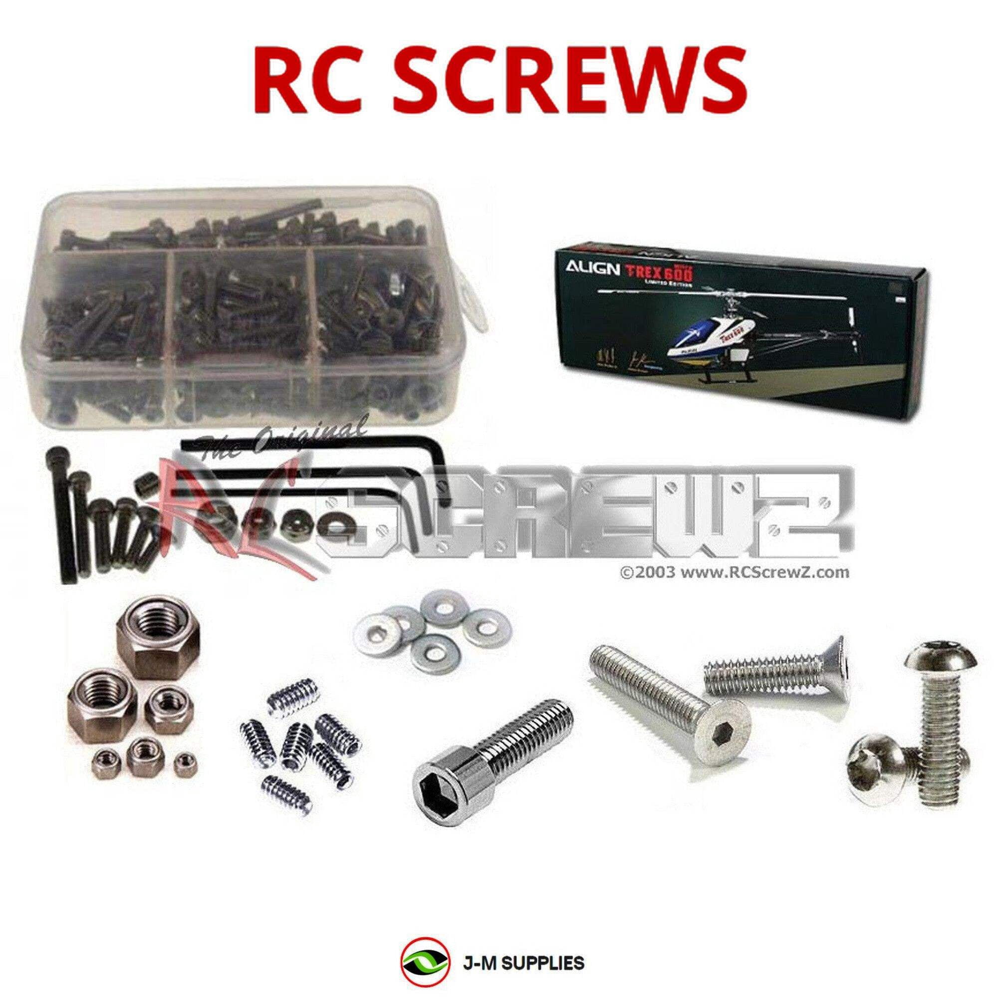 RCScrewZ Stainless Steel Screw Kit alg010 for Align 600 Limited Edition ...