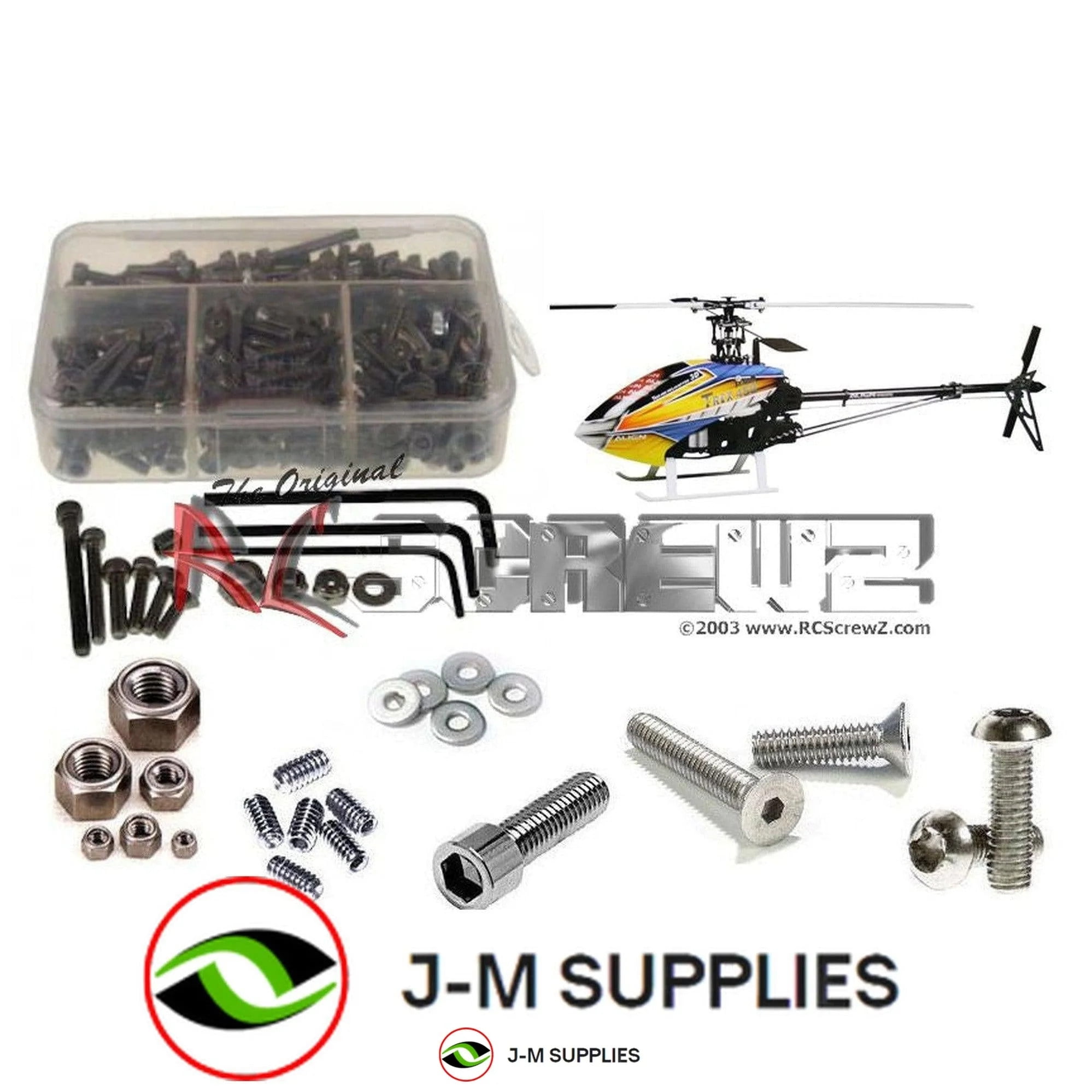 RCScrewZ Stainless Steel Screw Kit alg015 for Align 450 Pro V2 RC Car ...