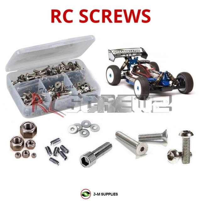 RCScrewZ Stainless Steel Screw Kit ass027 for Associated RC8B/Factory 1 ...