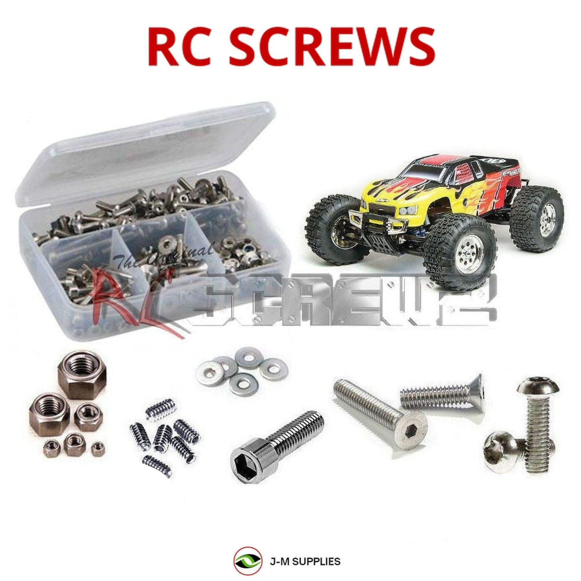 RCScrewZ Stainless Steel Screw Kit ass029 for Associated Monster GT 8.0 ...