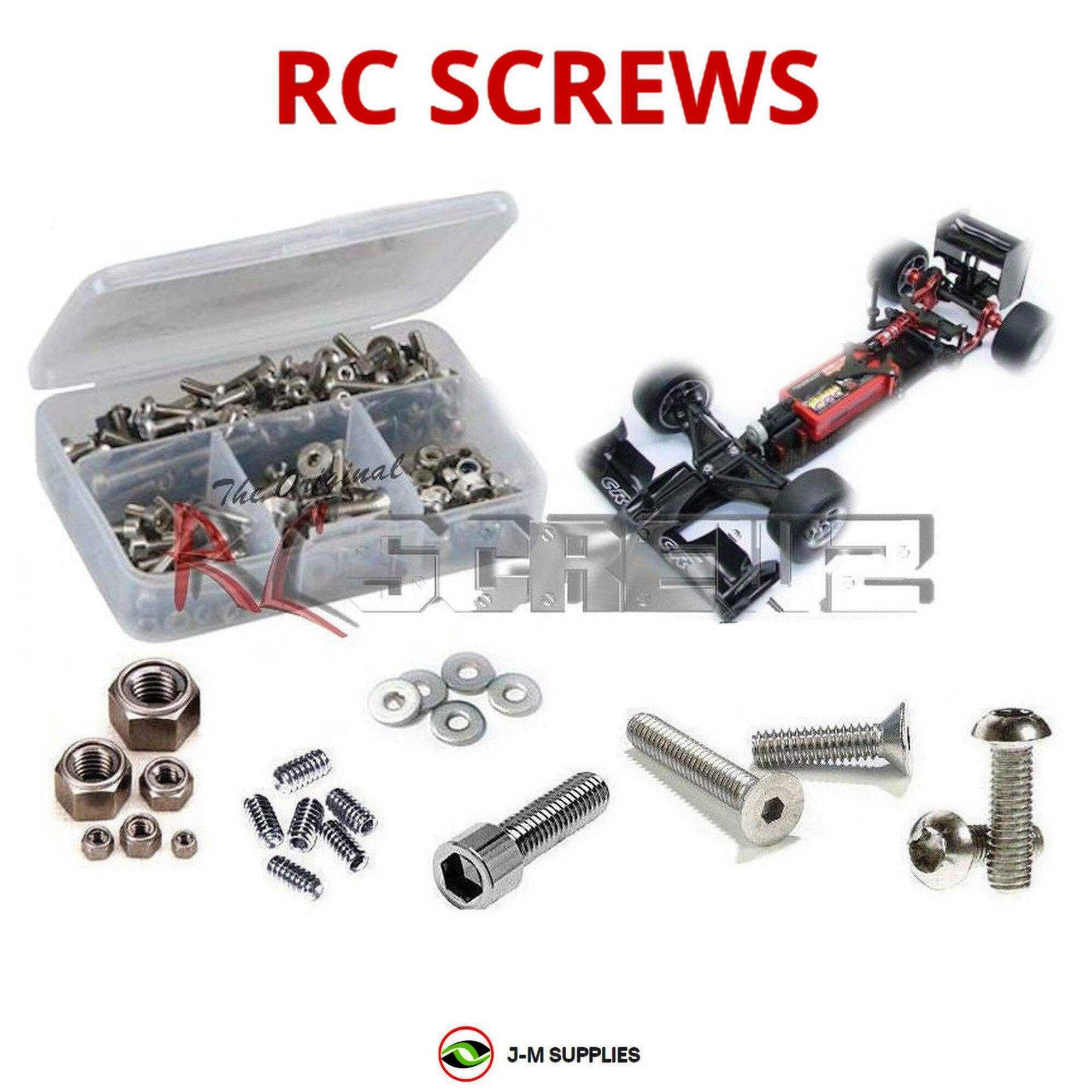 RCScrewZ Stainless Steel Screw Kit crc015 for CRC WTF-1 DS Formula 1 ...